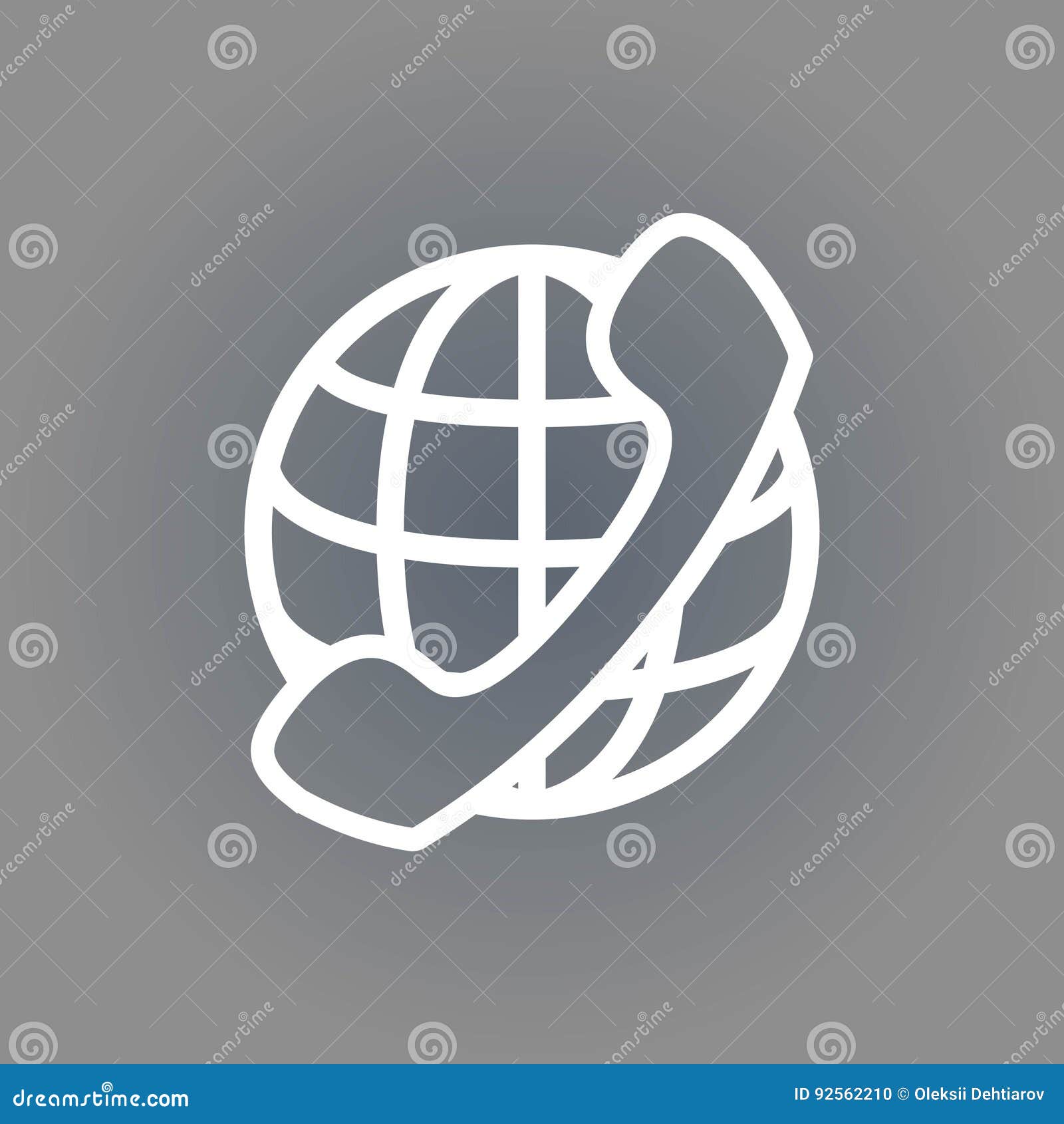 International Call Icon Stock Vector Illustration Flat Design Stock ...