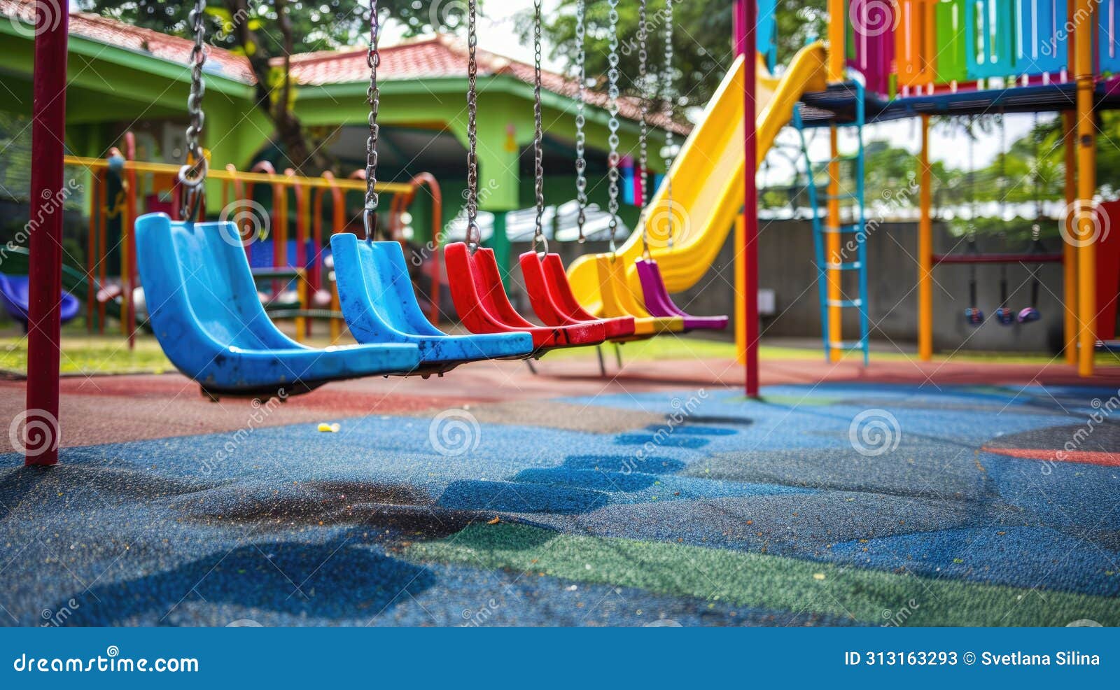International Children S Day. Colorful Playground without Kids ... International Children S Day. Colorful Playground without Kids ...