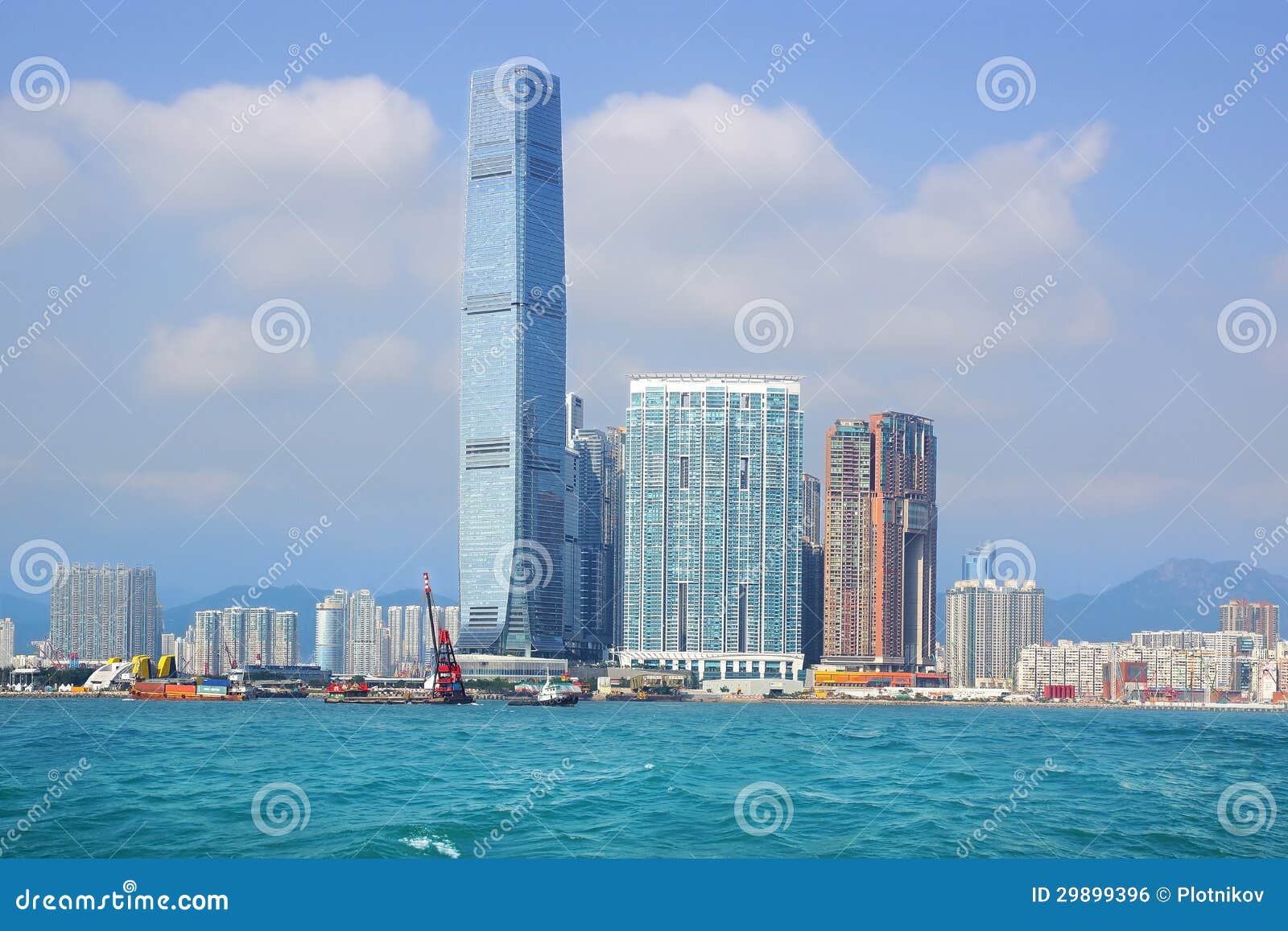 ICC Tower. Hong Kong editorial photo. Image of illuminated - 29899396