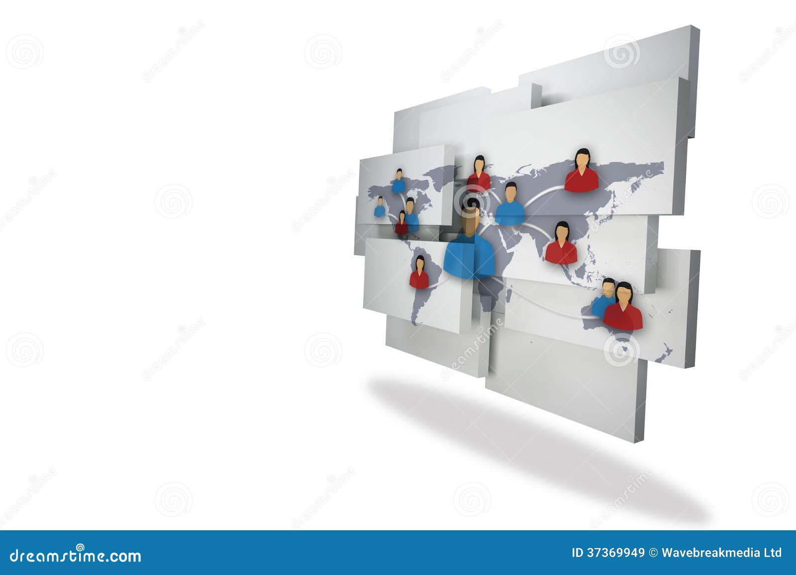International Community on Abstract Screen Stock Illustration ...