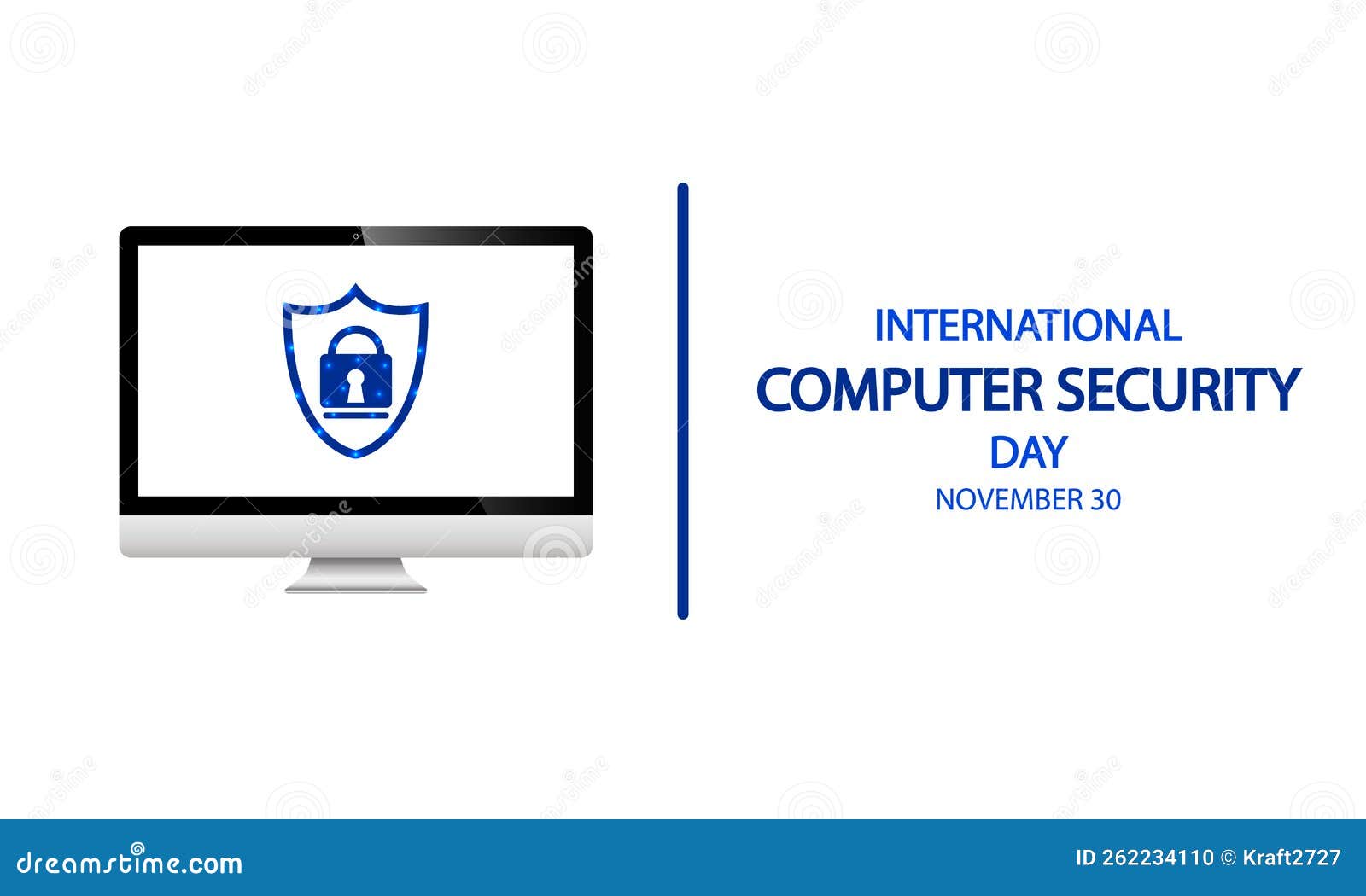 International Computer Security Day Novenber 30 Stock Vector ...