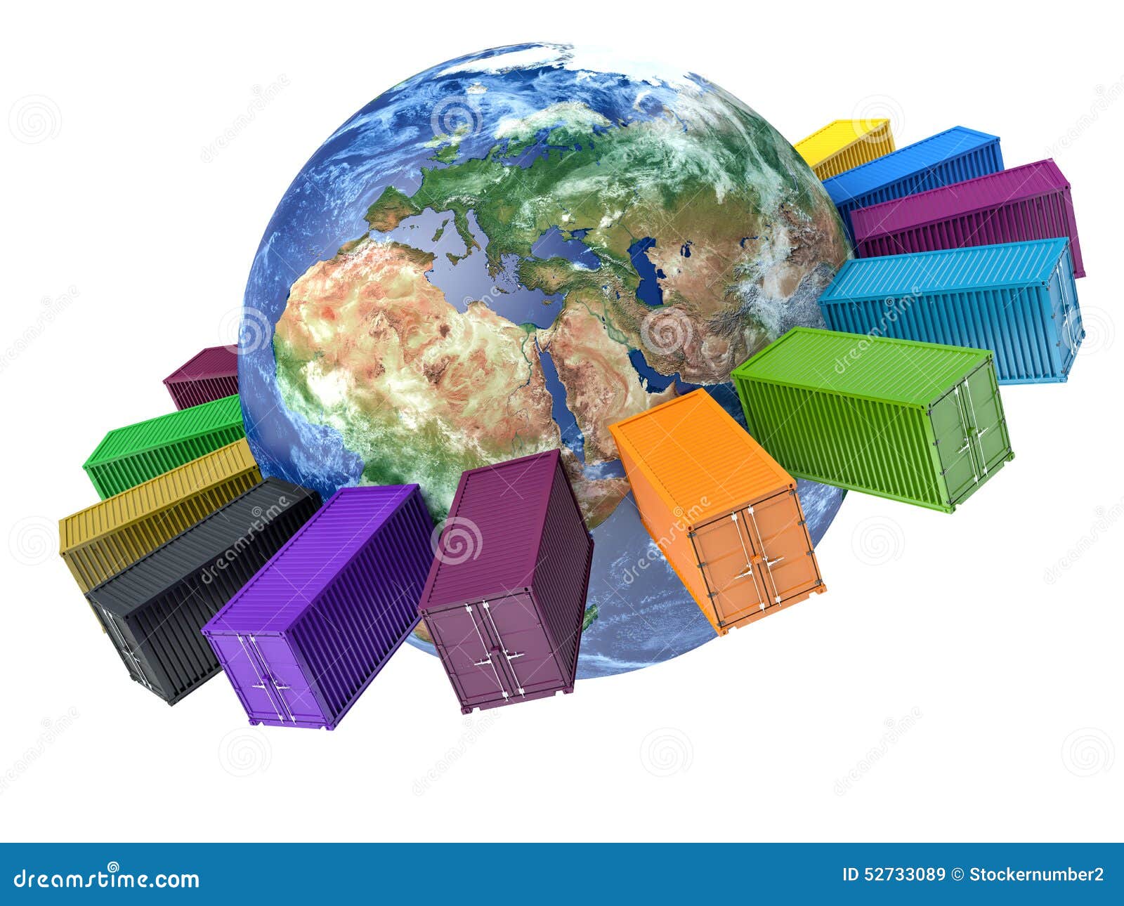 International Container Transportation Icon Stock Illustration ...