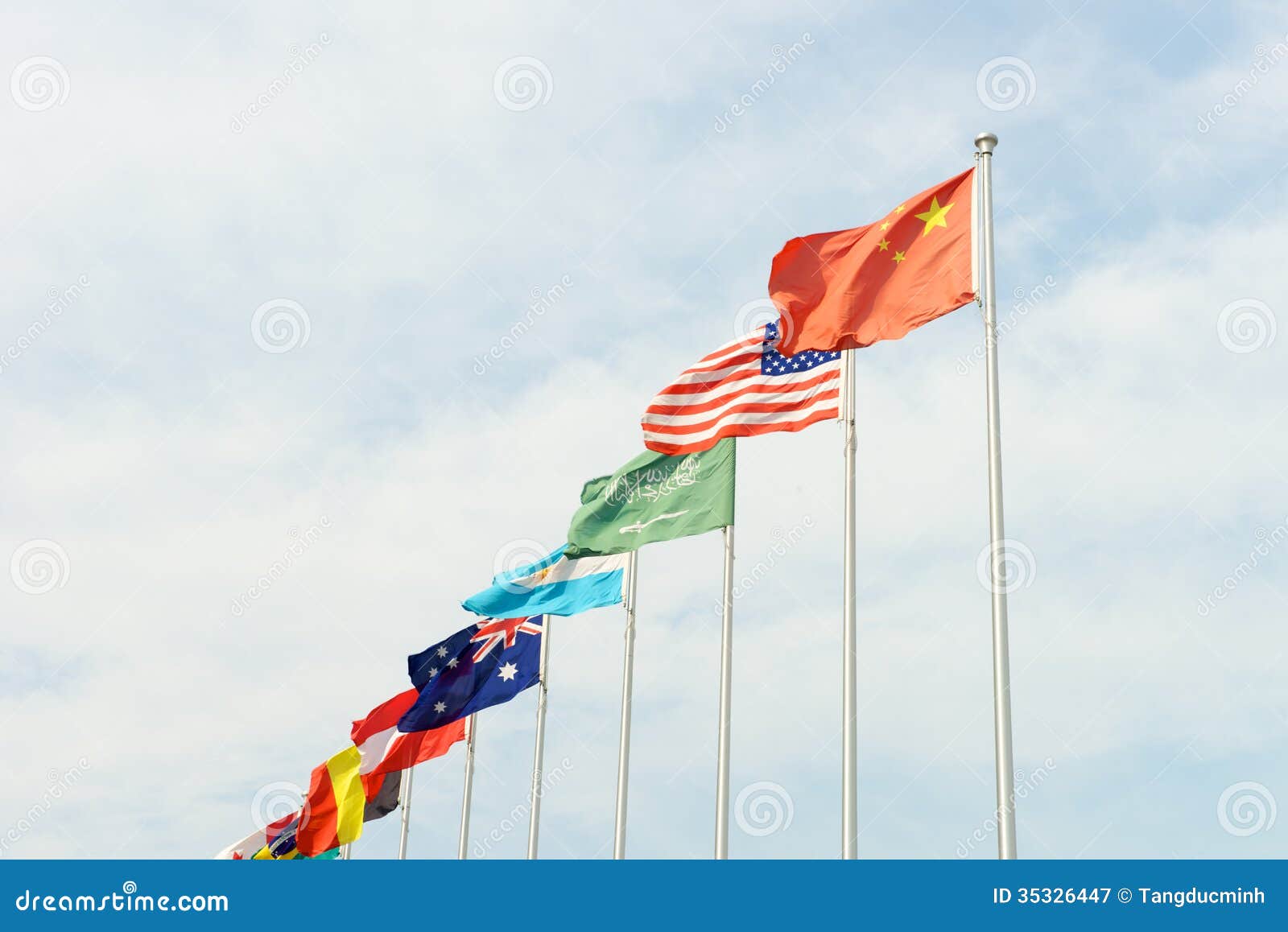 International Country Flags Ranking Stock Image - Image of china, flags ...