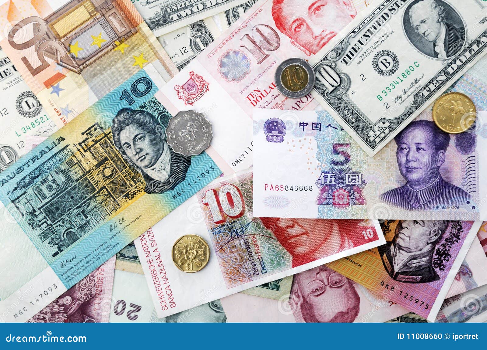 International Currencies Background Stock Photo - Image of economy ...
