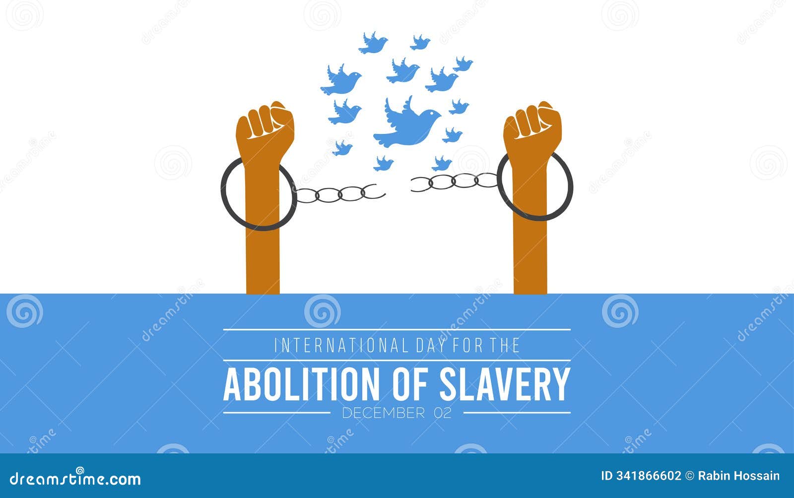 International Day For The Abolition Of Slavery Vector Illustration On ...
