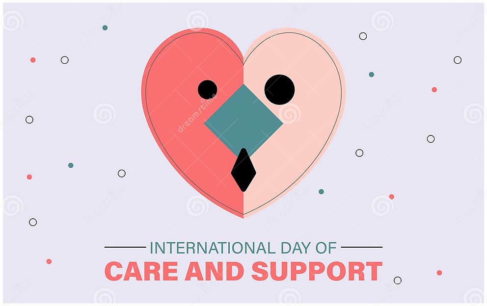 International Day of Care and Support Stock Illustration - Illustration ... International Day of Care and Support Stock Illustration - Illustration ...