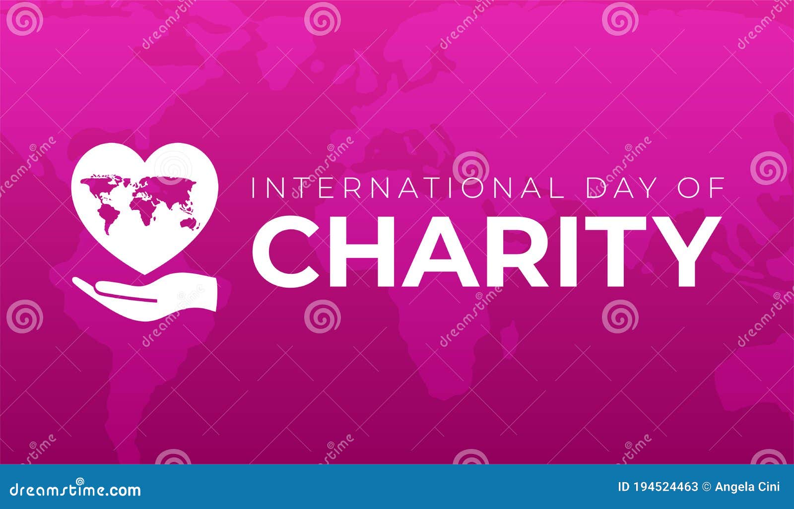 International Day of Charity Background Stock Vector - Illustration of ...
