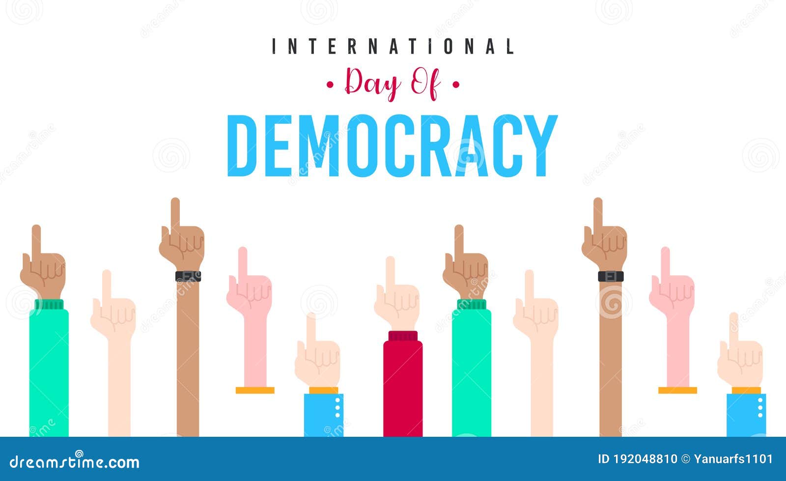 International Day of Democracy Illustration Vector Stock Illustration ...