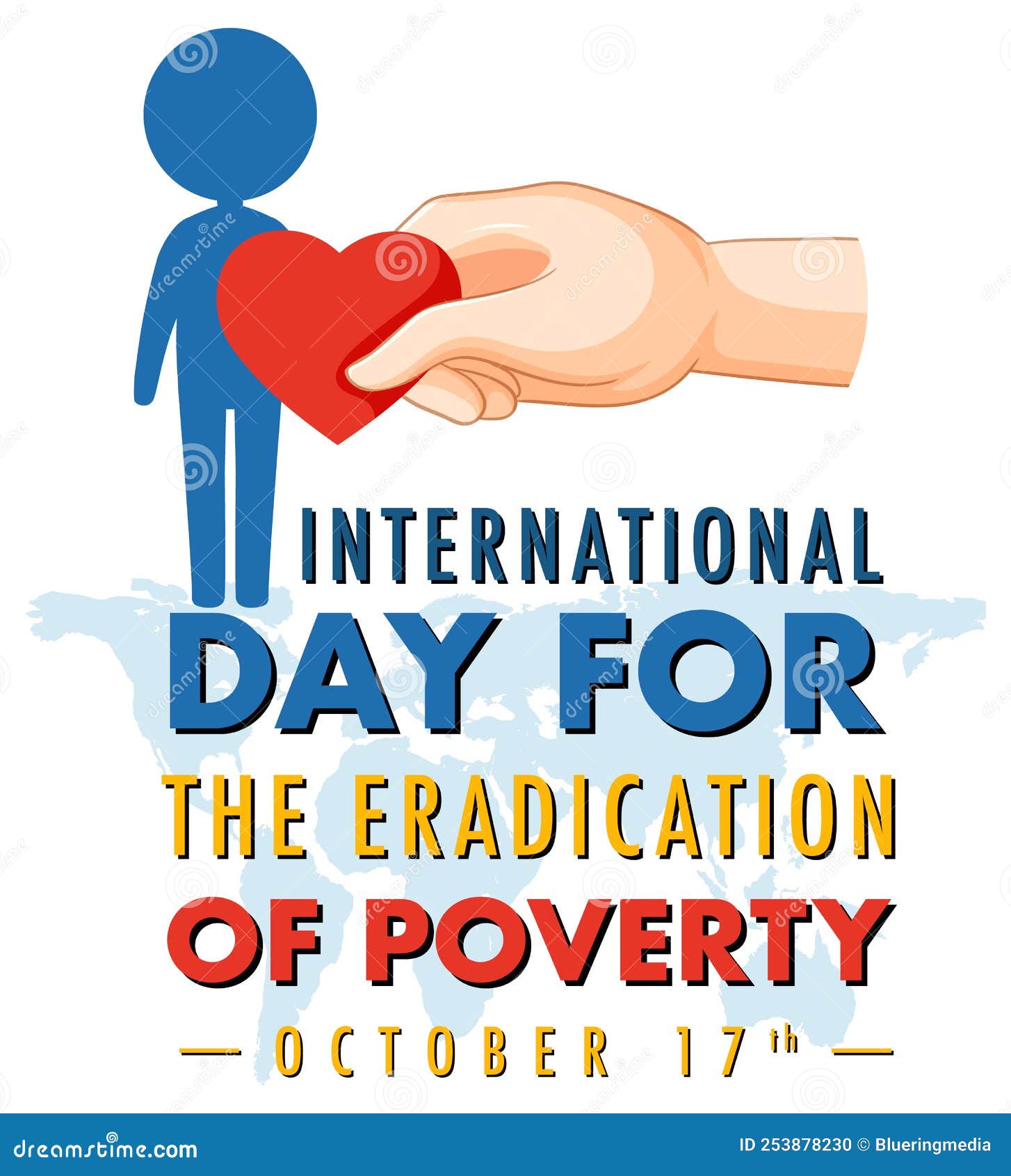 International Day For The Eradication Of Poverty Stock Vector