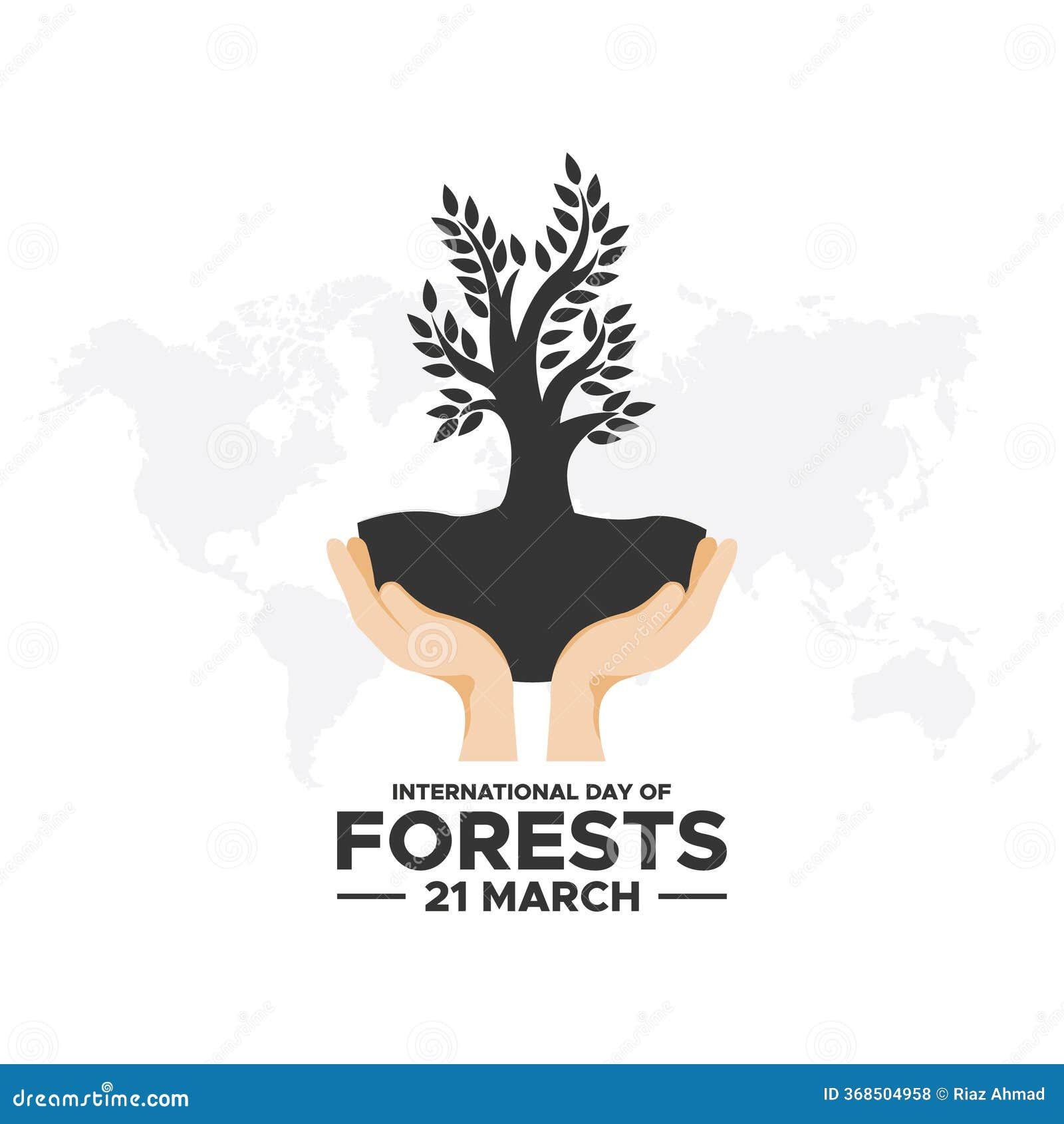 World Forestry Day Vertical Poster Flat Cartoon Hand Drawn Templates ...