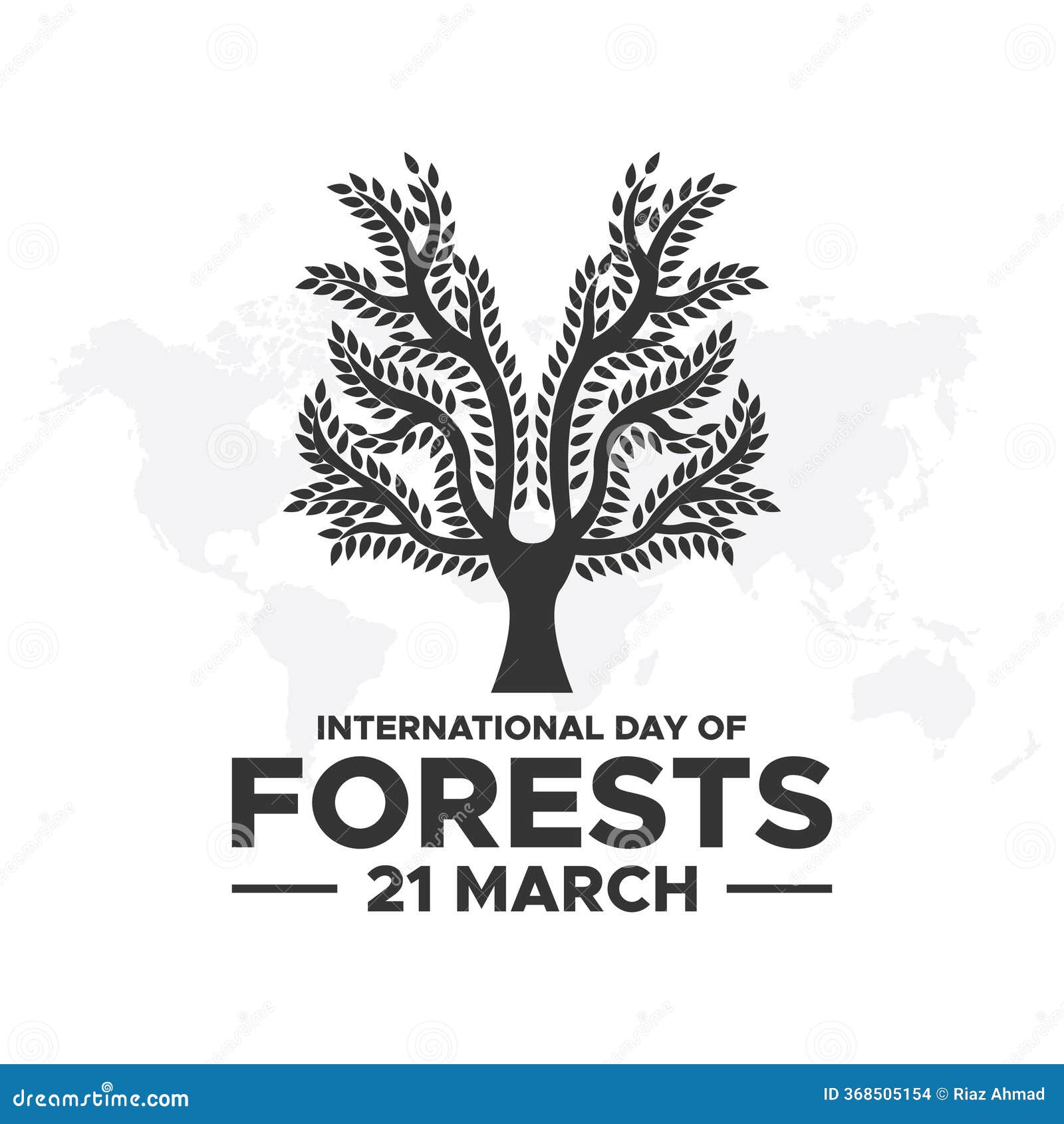 World Forestry Day Vertical Poster Flat Cartoon Hand Drawn Templates ...
