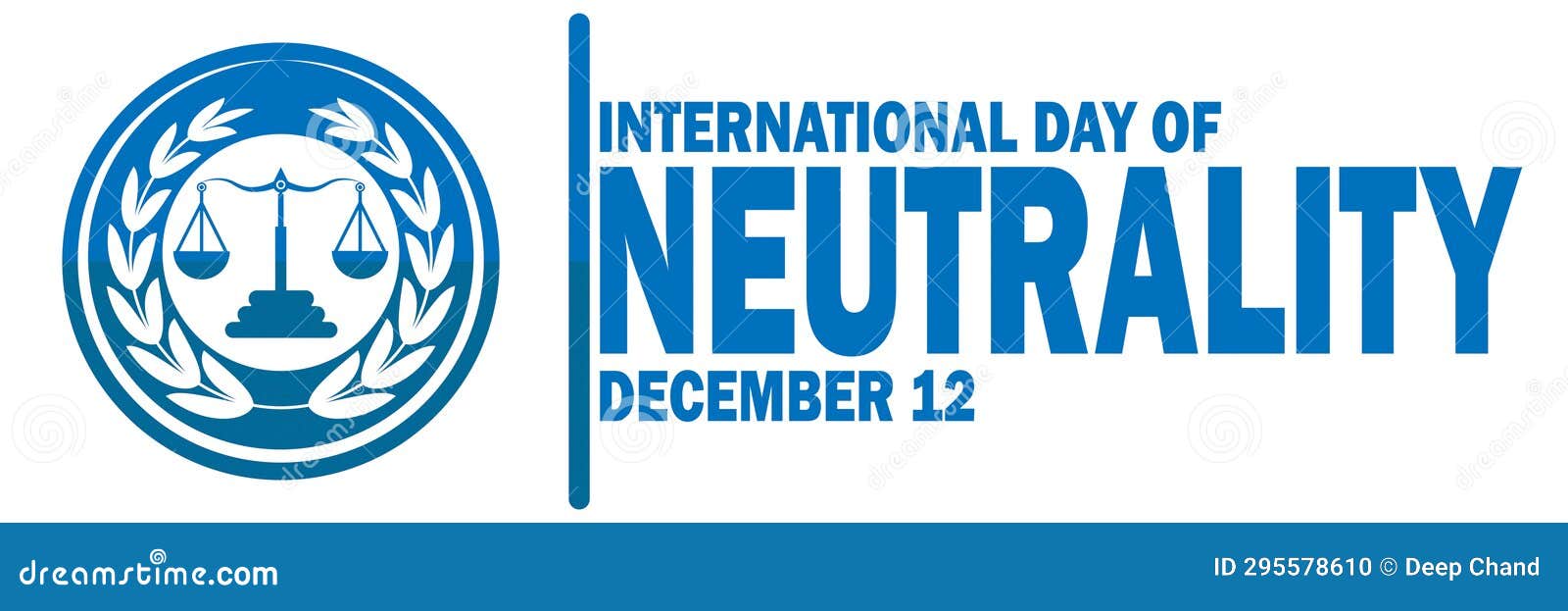 International Day of Neutrality Vector Illustration Stock Vector ...
