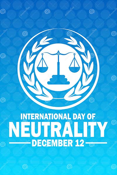 International Day of Neutrality Vector Illustration Stock Vector ...
