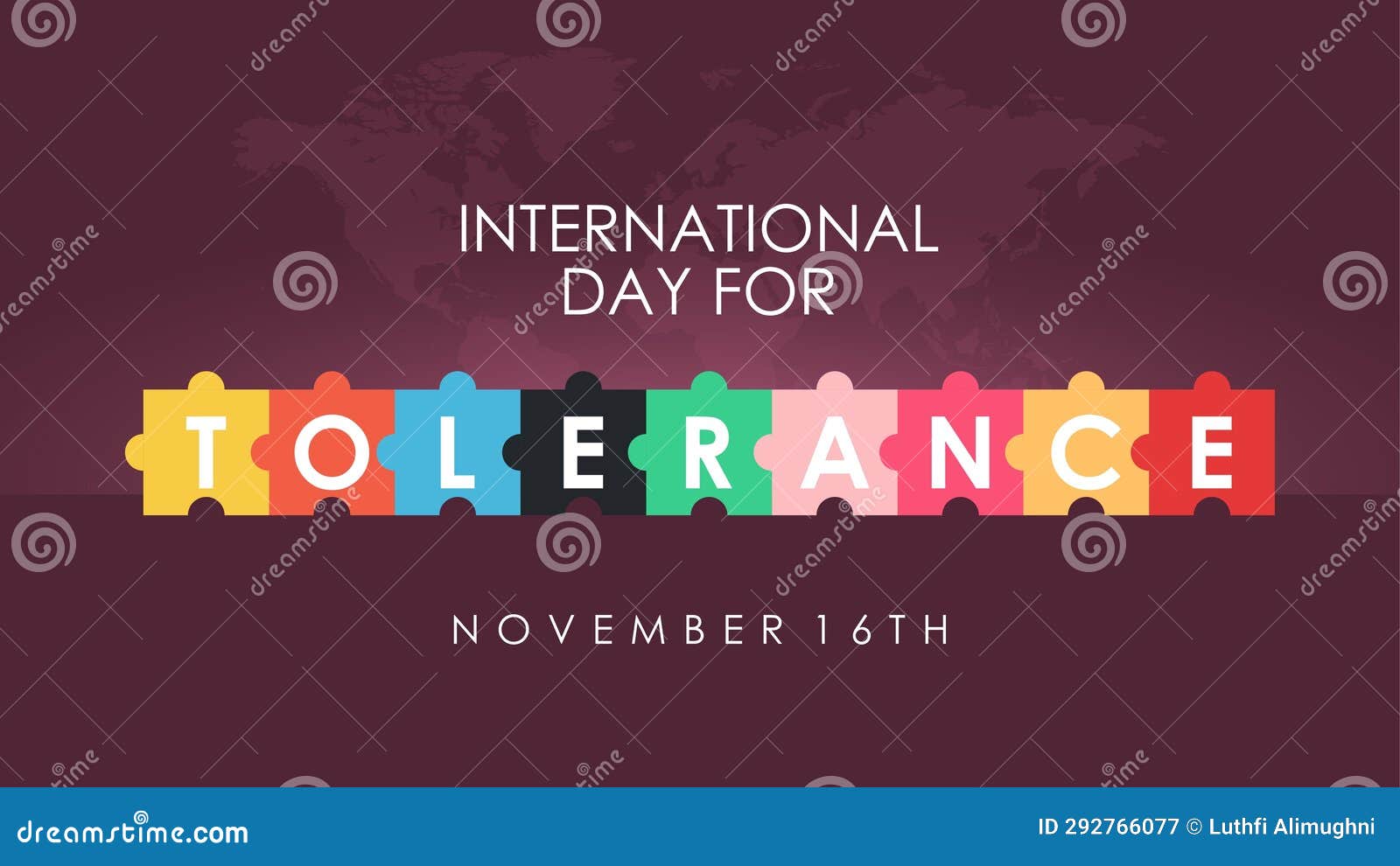 International Day of Tolerance Banner Template Vector Stock ...