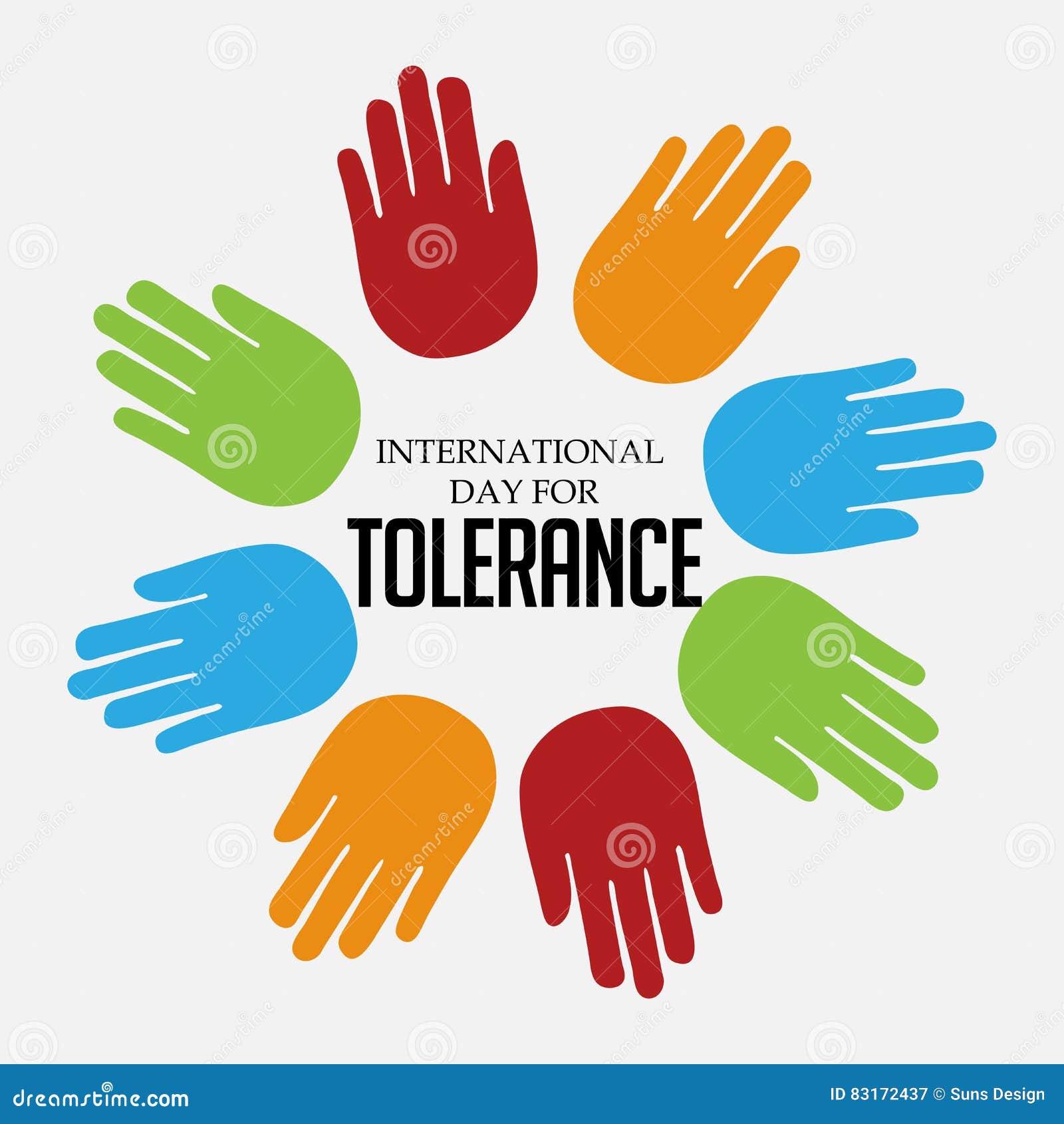 International Day for Tolerance Stock Illustration - Illustration of ...