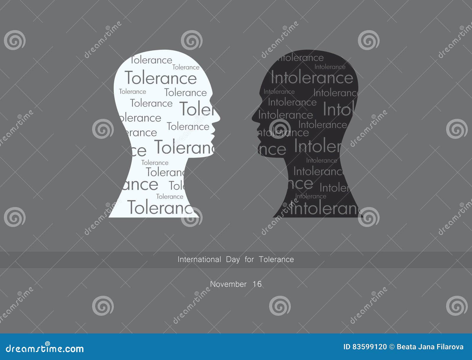 International Day for Tolerance Vector Stock Vector - Illustration of ...