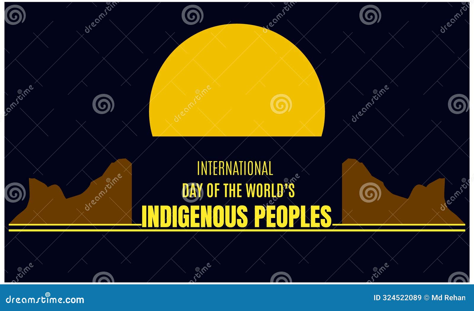 International Day Of The World S Indigenous Peoples Design Templet