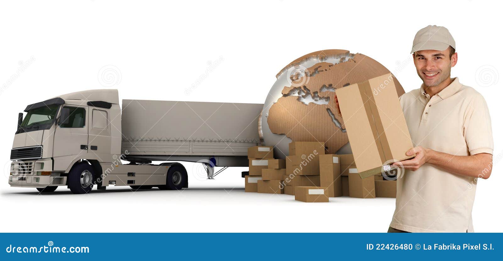 International delivery stock photo. Image of send, courier - 22426480