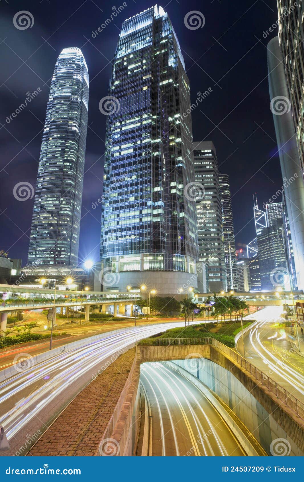 International Finance Center Stock Image - Image of golden, commerce ...