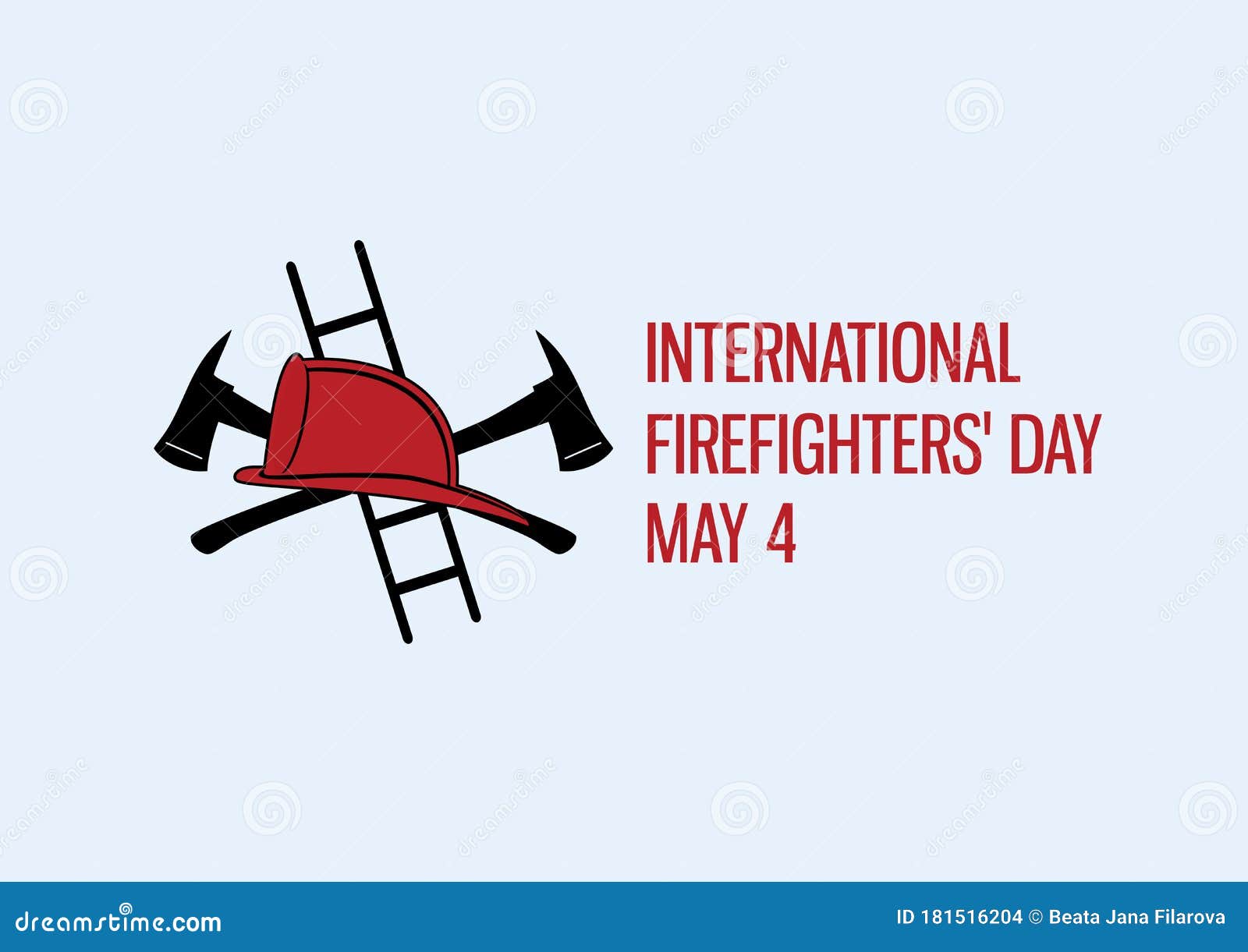 International Firefighters` Day Vector Stock Vector - Illustration of ...