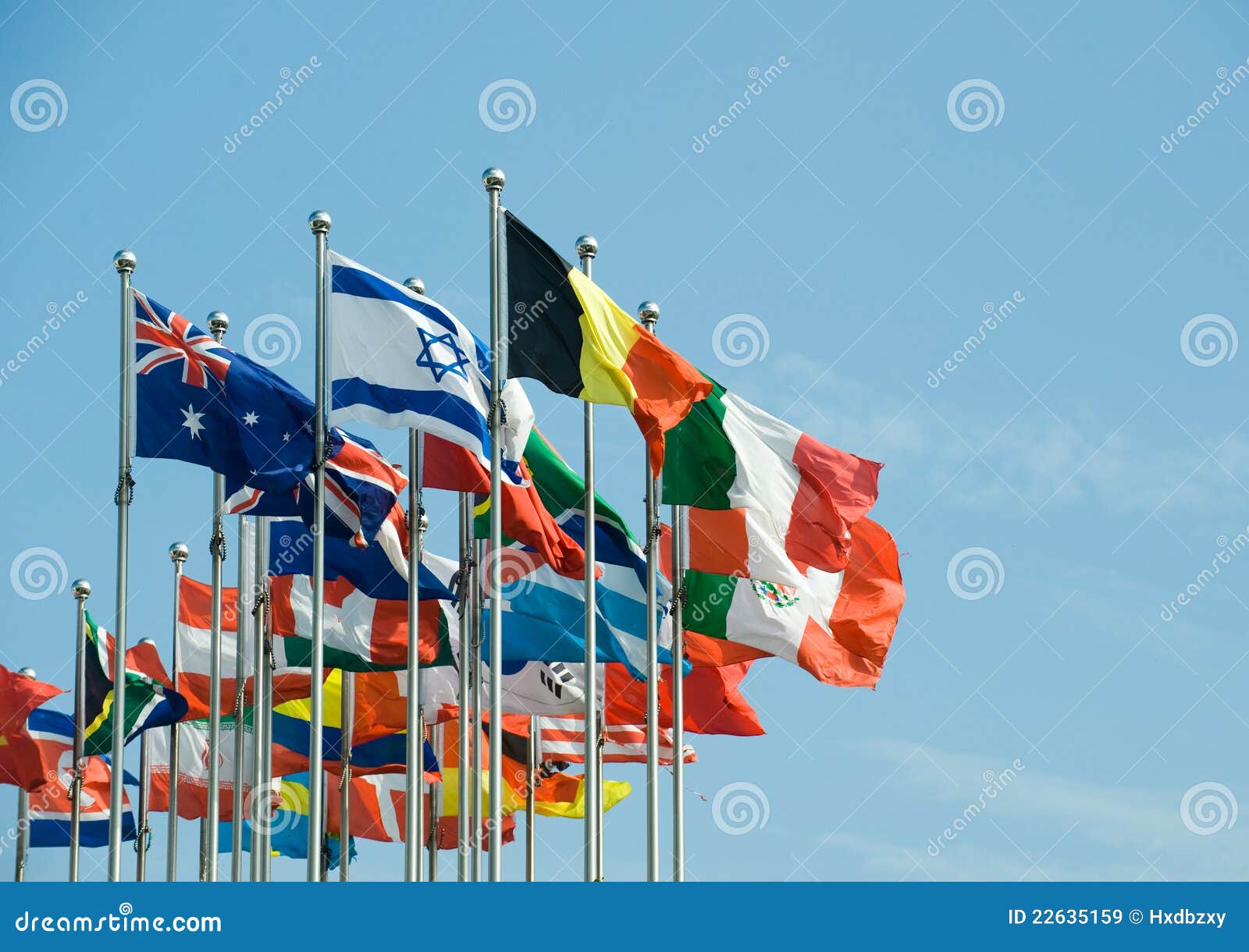 International flags stock image. Image of multinational - 22635159