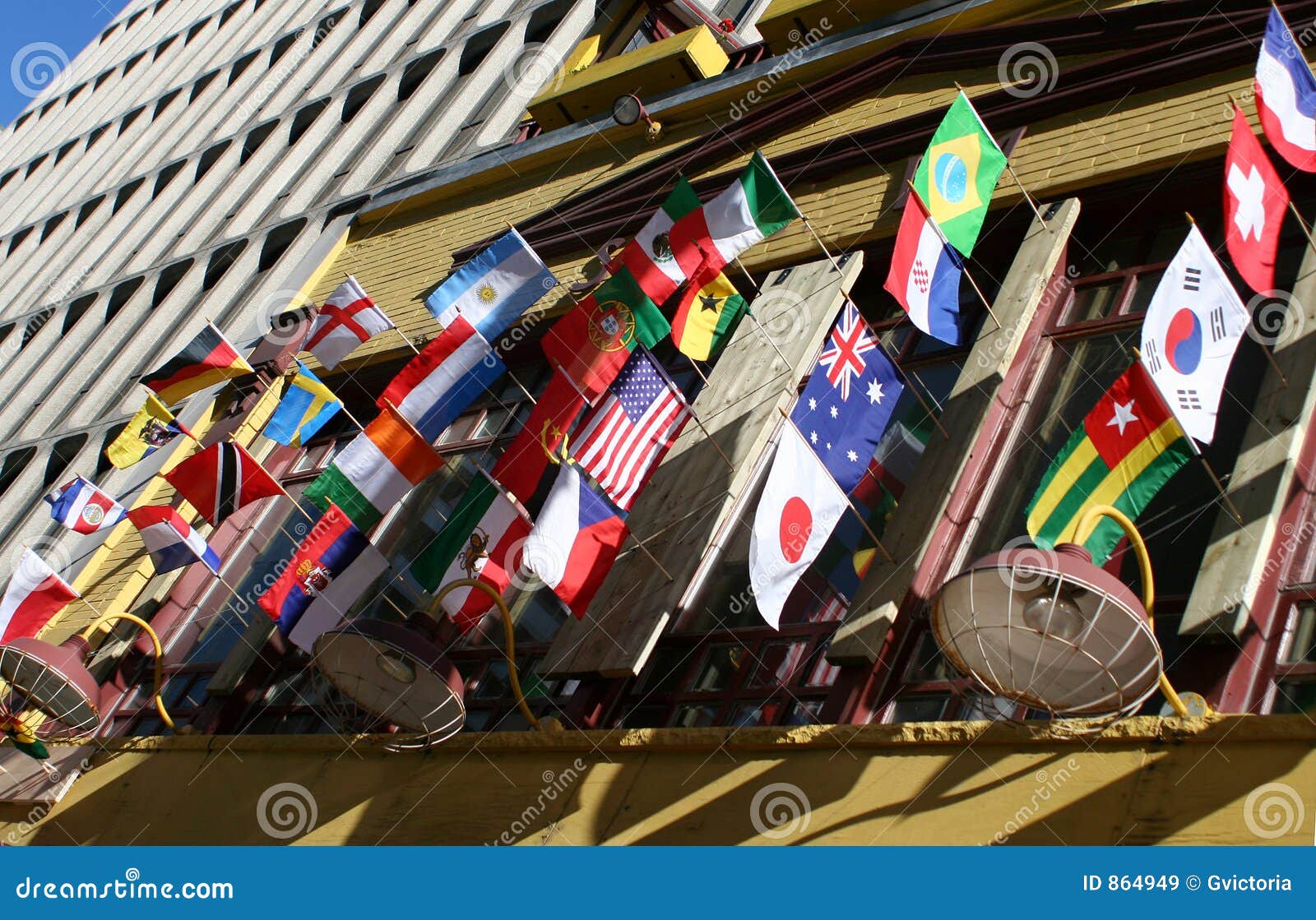 International flags stock image. Image of cultural, worldly - 864949