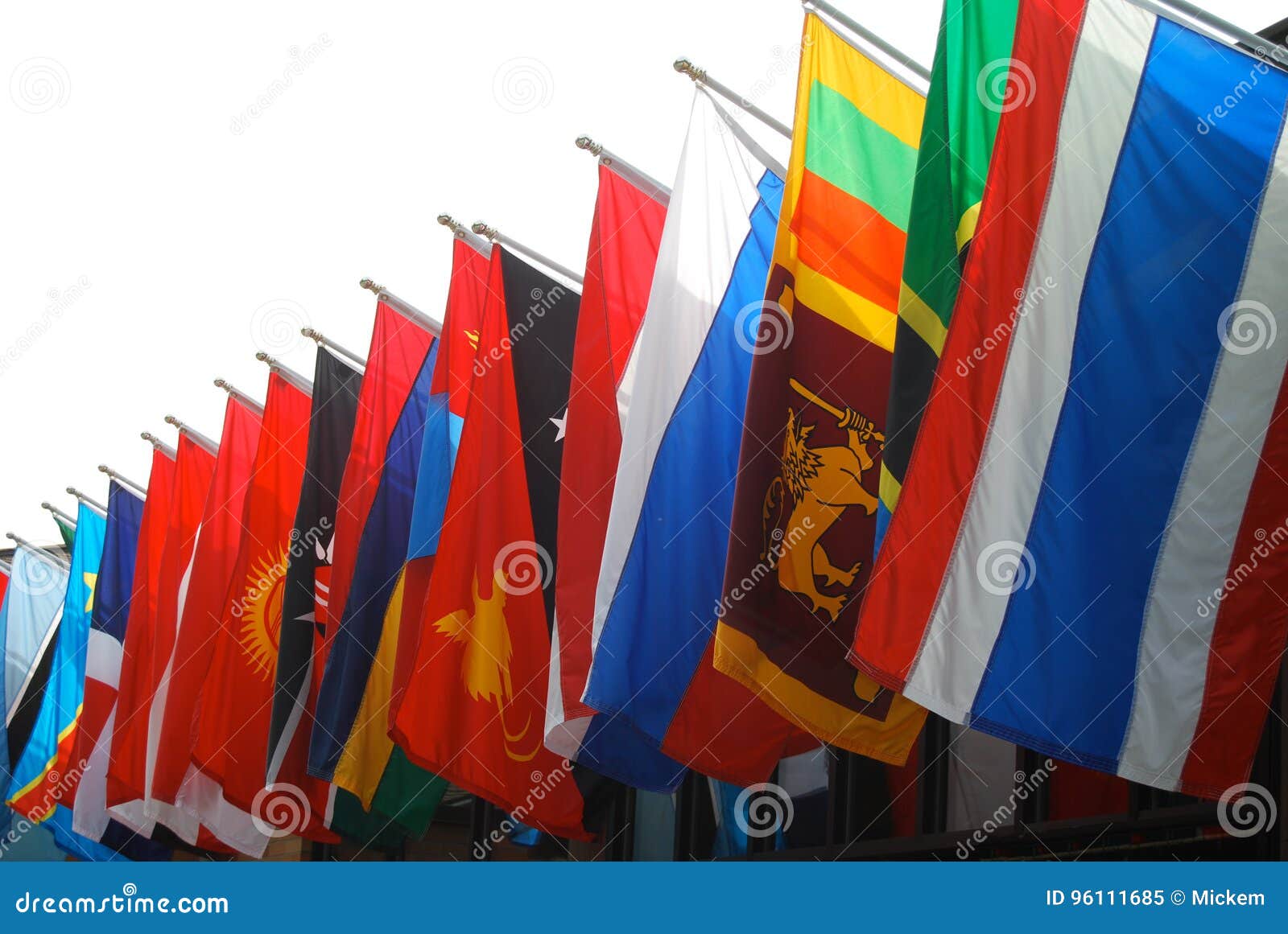International Flags stock image. Image of fluttering - 96111685