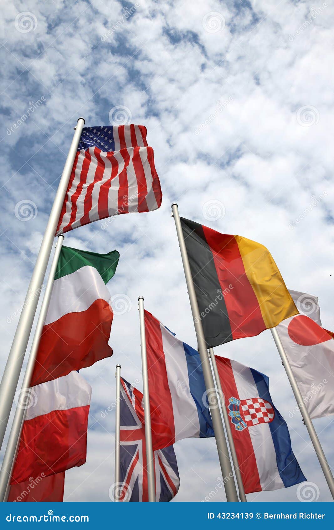 International Flags stock image. Image of england, america - 43234139
