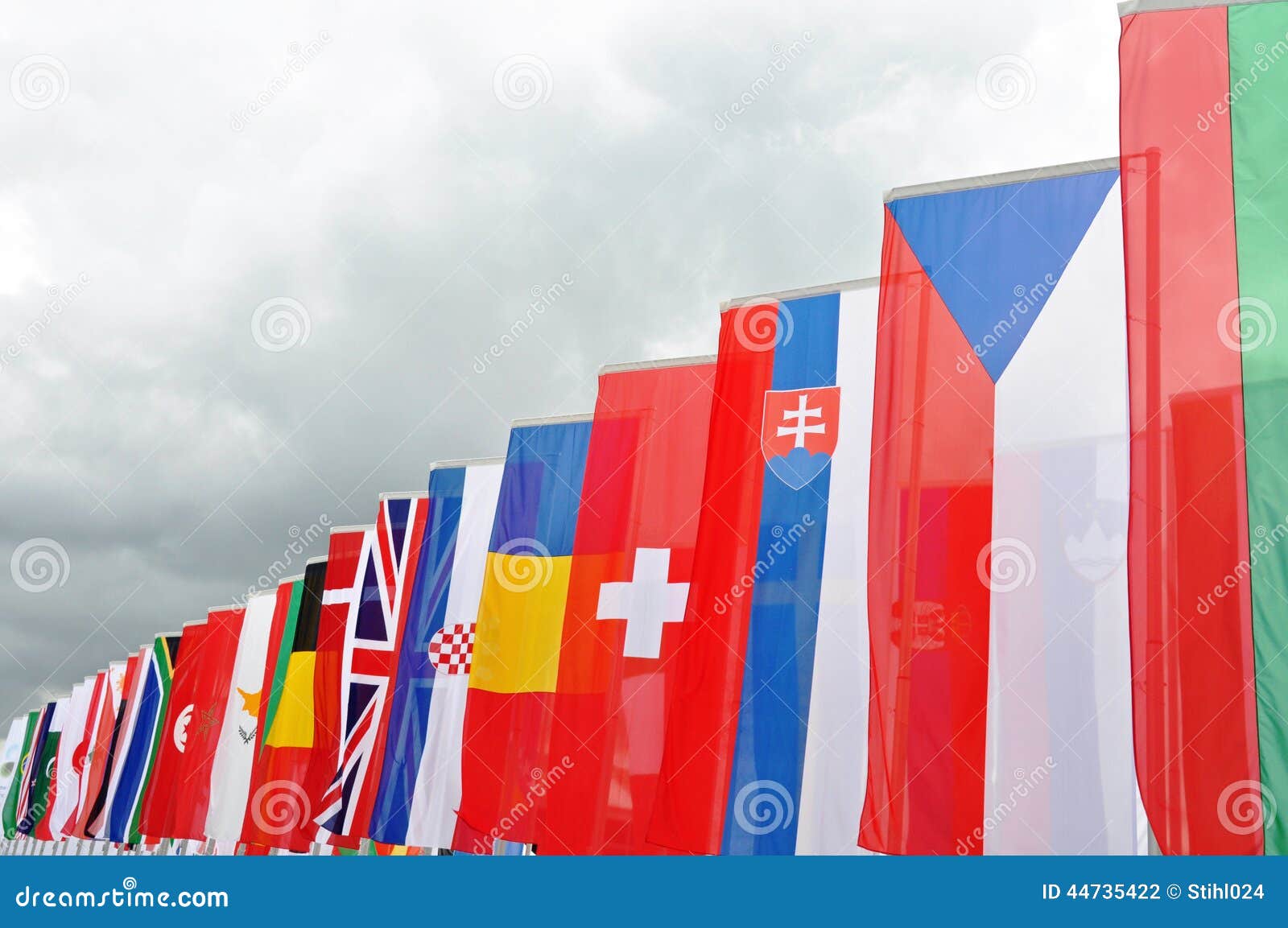International flags stock photo. Image of waving, denmark - 44735422