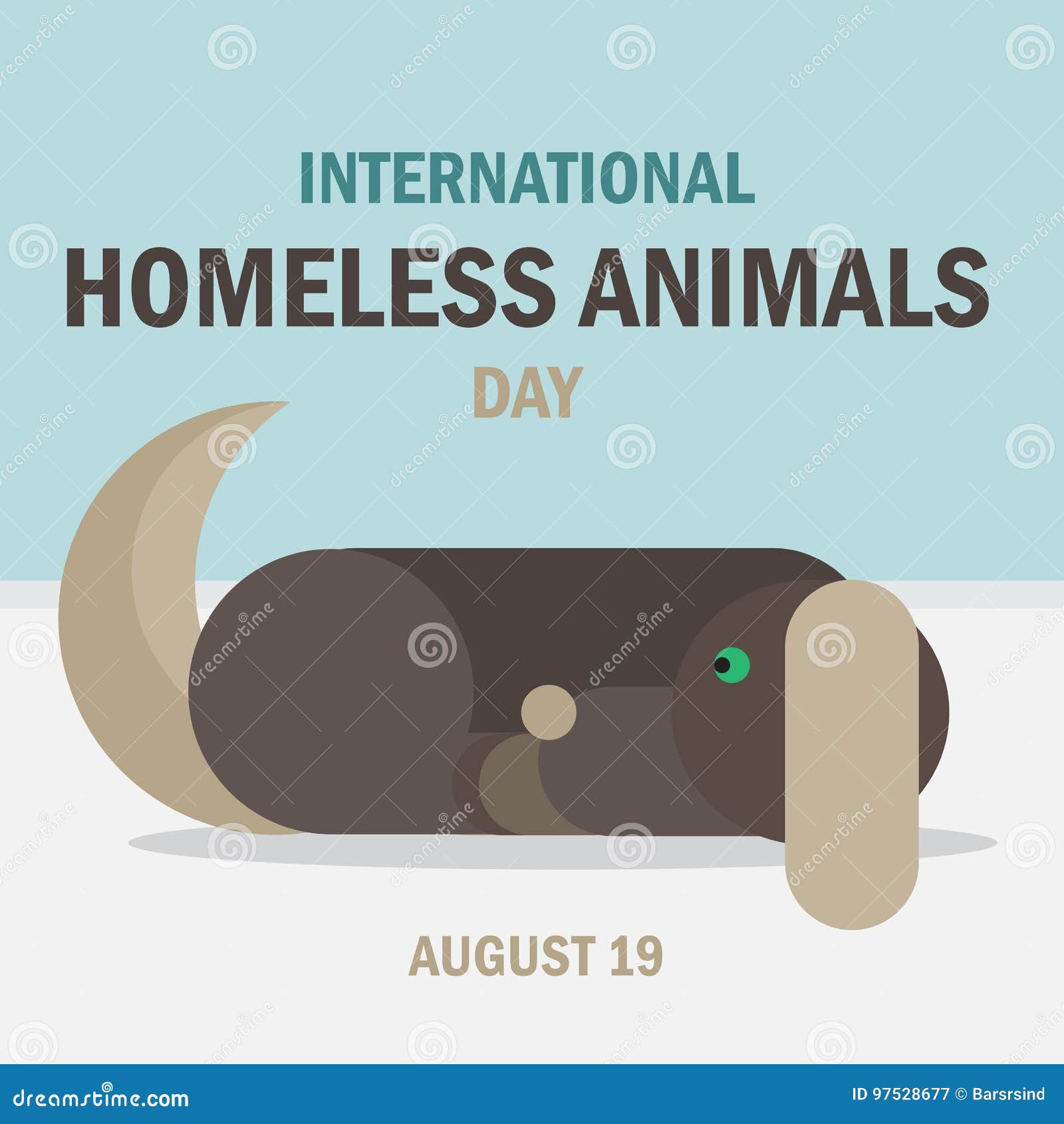 International Homeless Animals Day. Cute Cat In A Box With I Need Home ...
