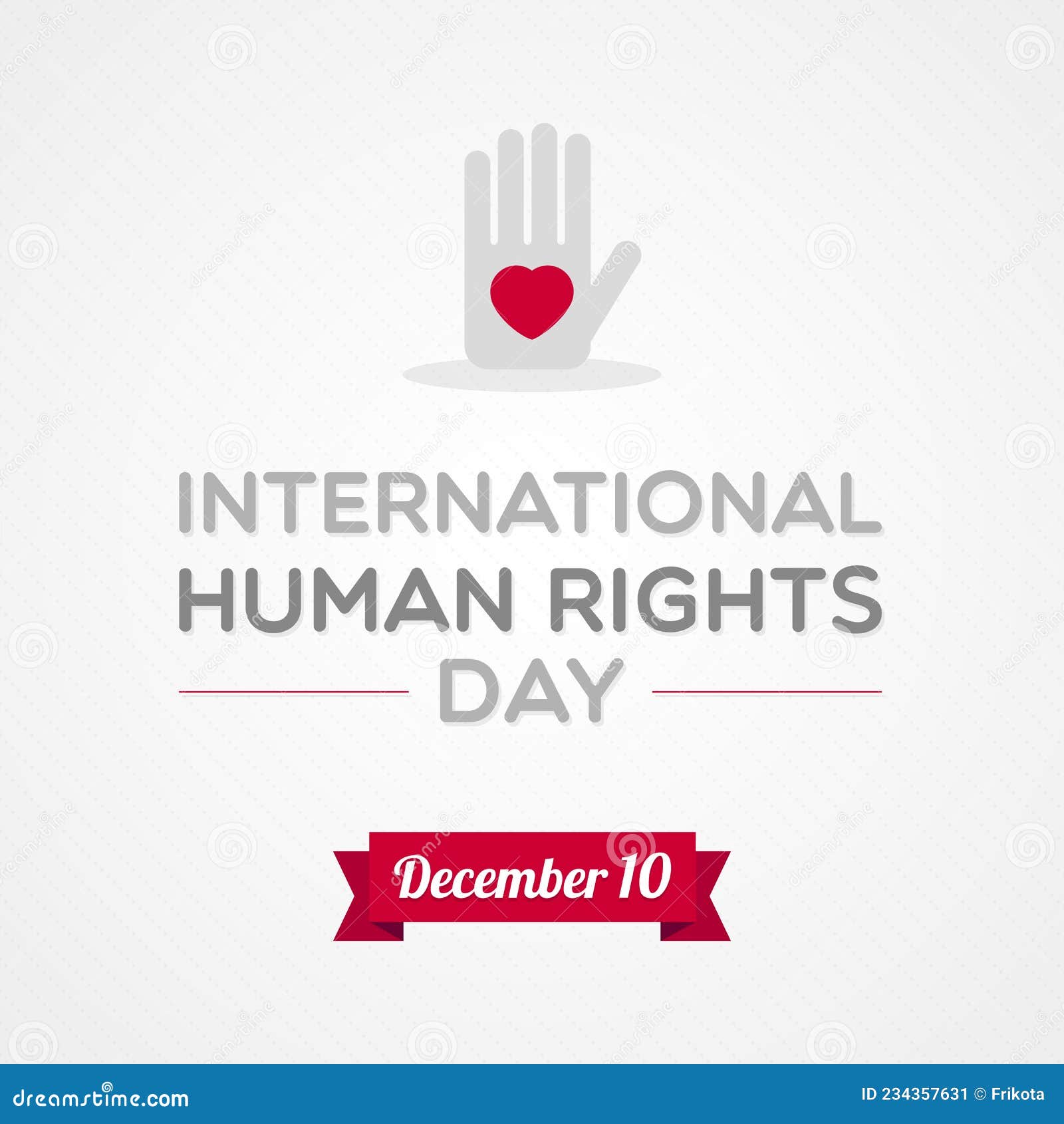 International Human Rights Day. December 10. Vector Illustration, Flat ...