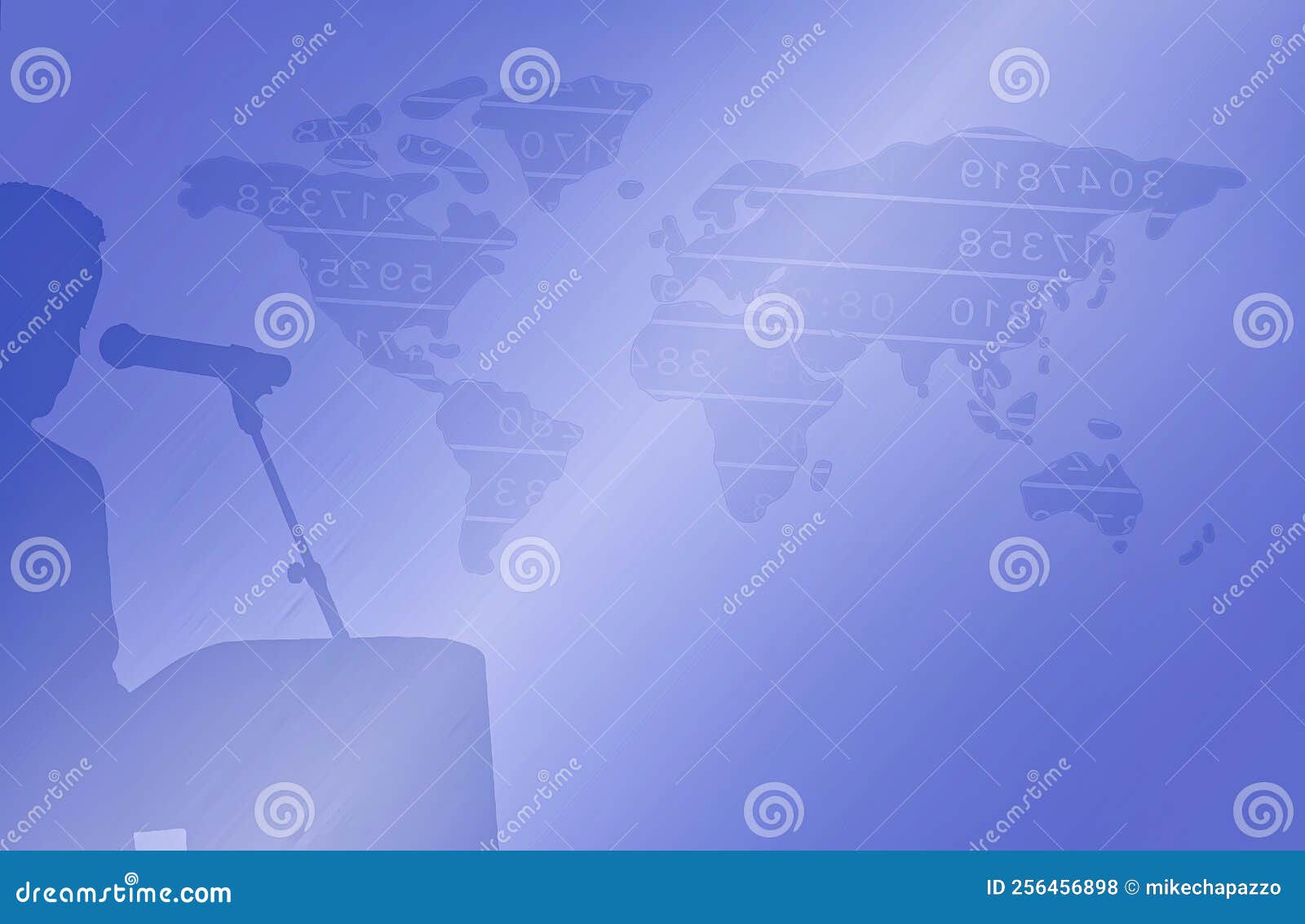 International Influence Presentation Stock Illustration - Illustration ...