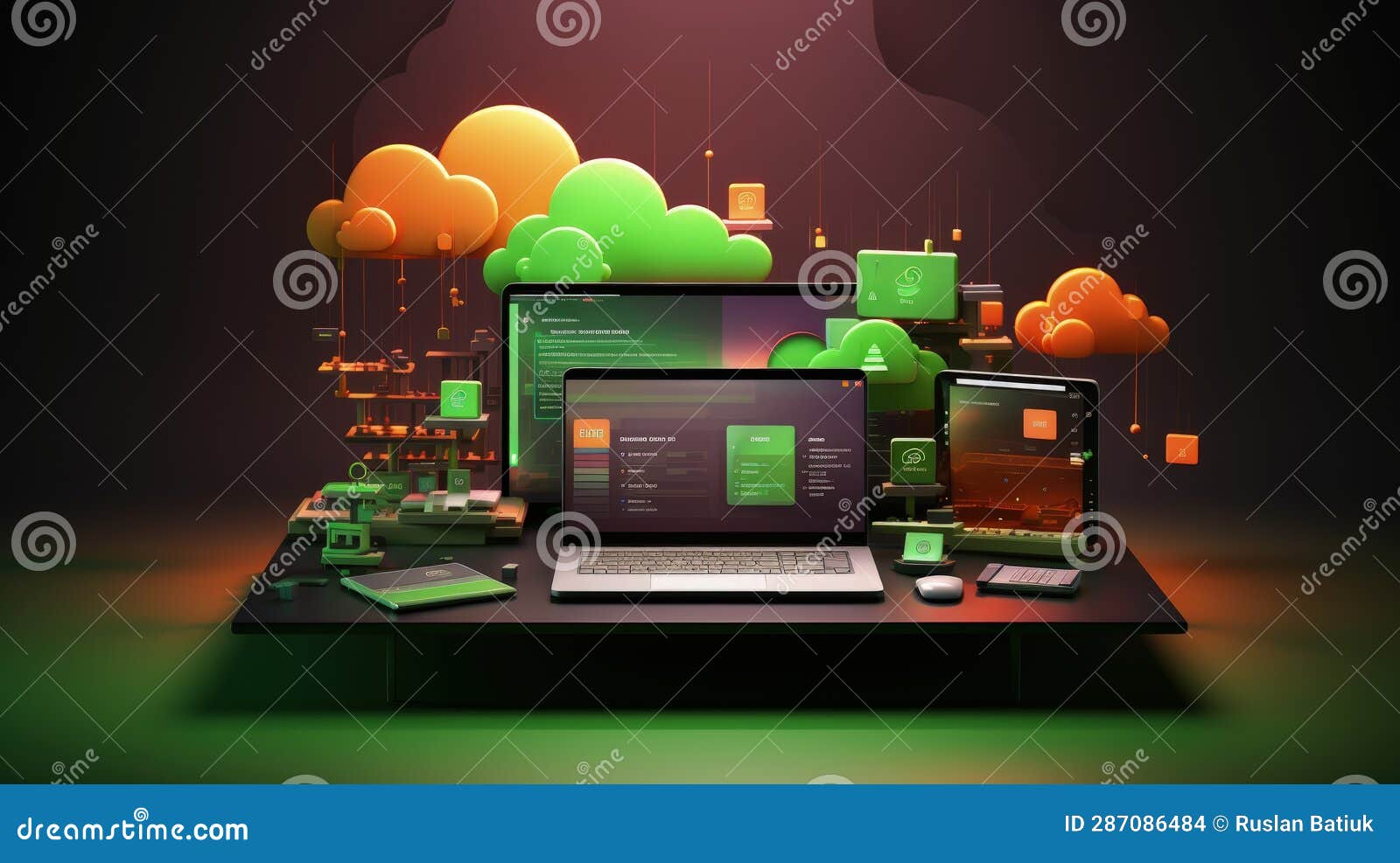 International Internet Day. Connecting People and Electronic Devices by ...