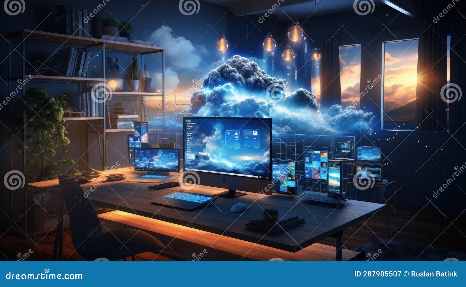 International Internet Day. Connecting People and Electronic Devices by ...