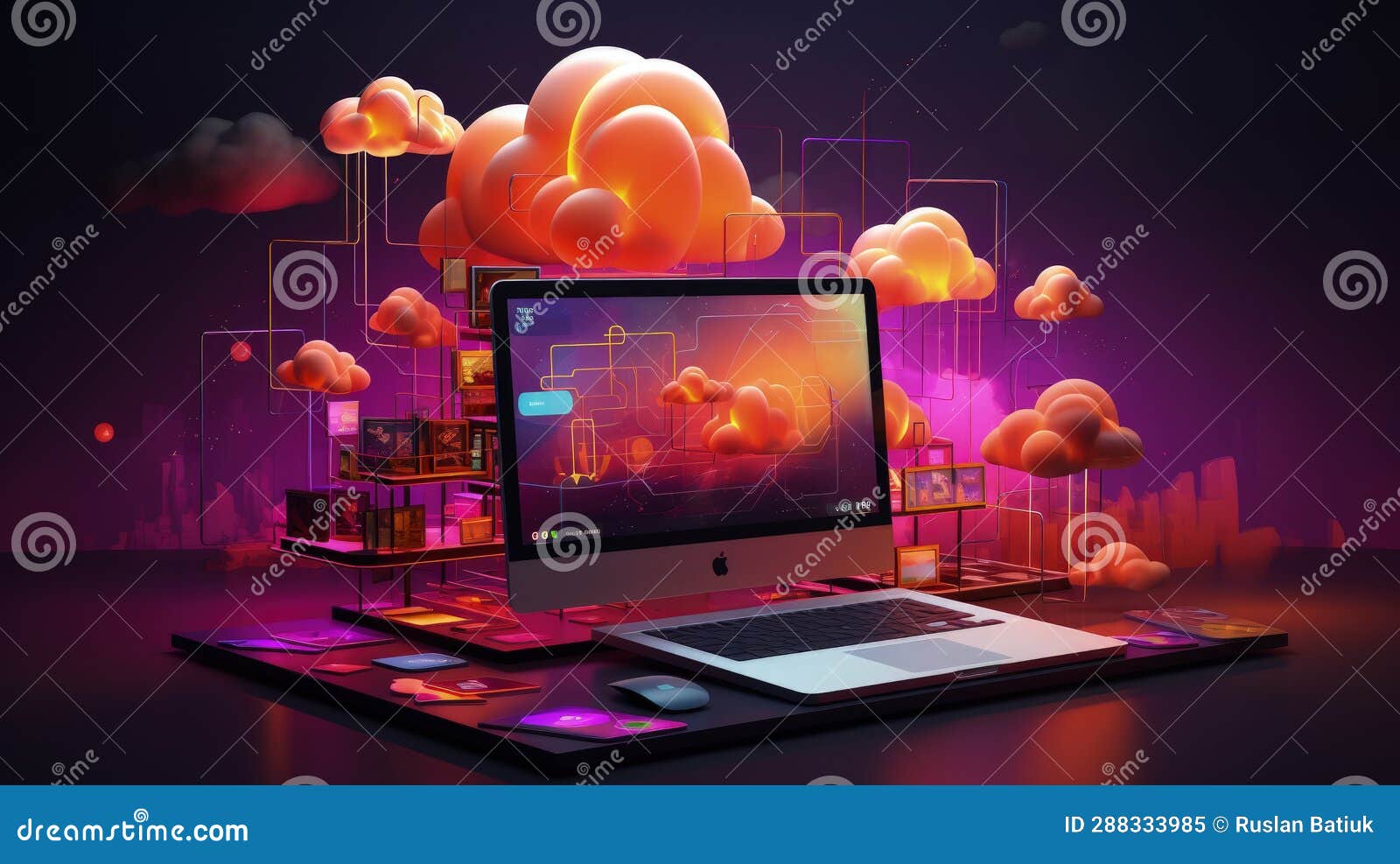 International Internet Day. Connecting People and Electronic Devices by ...