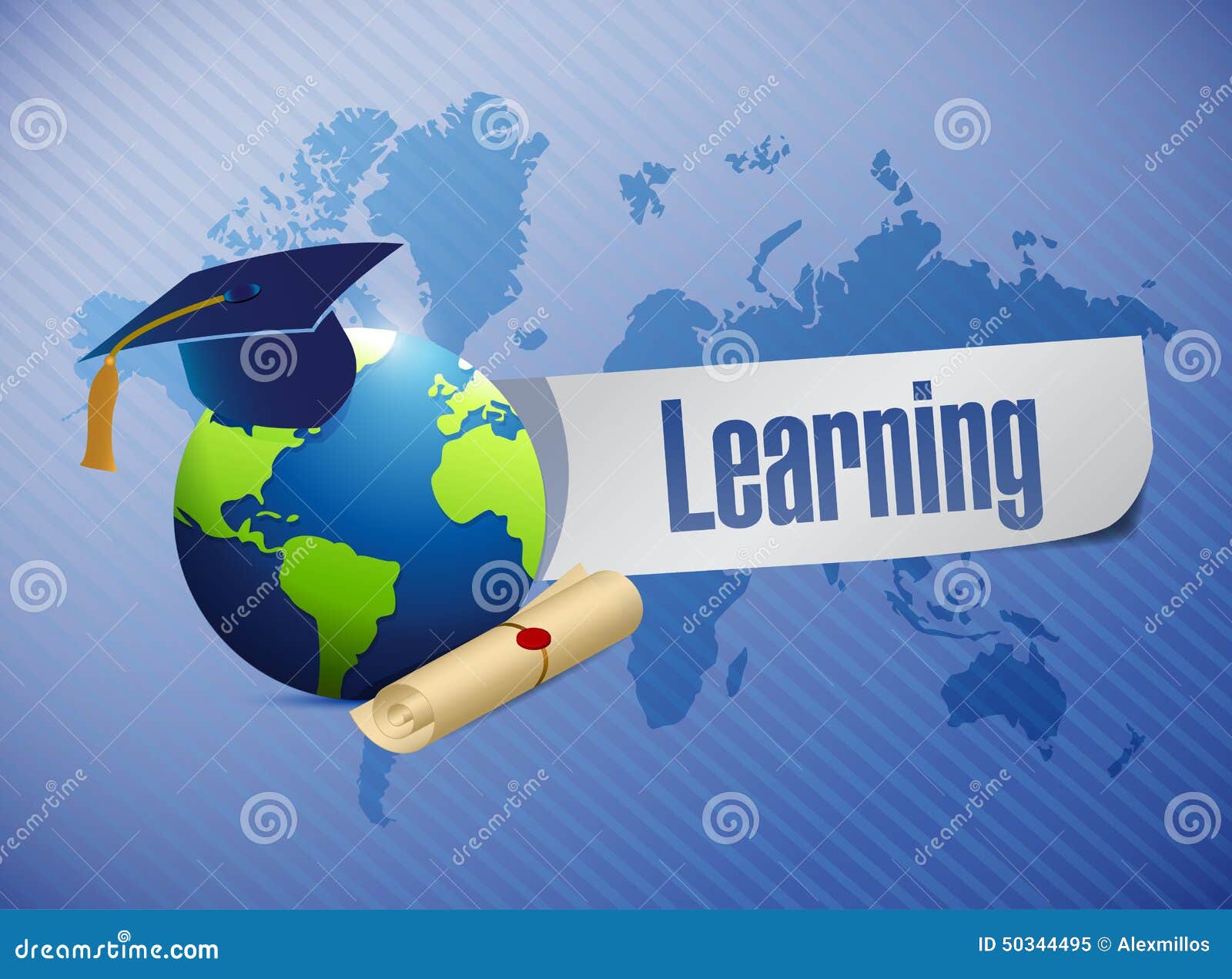 International Learning Concept Sign Stock Image - Image of classroom ...
