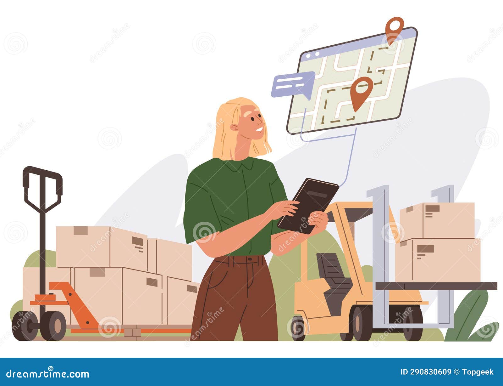 International Logistic. Vector and Import Shipping Cbe Facilitated by ...