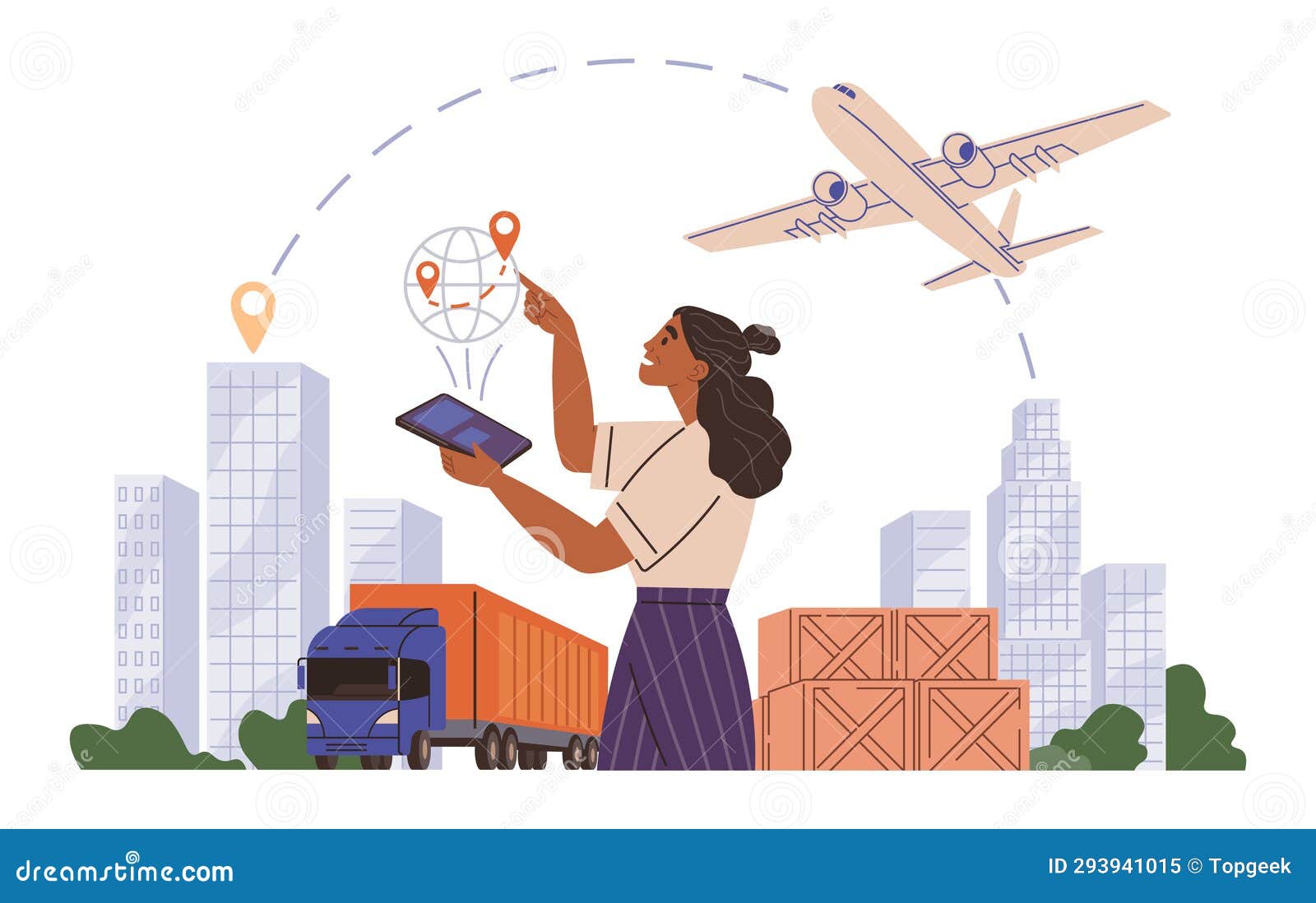 International Logistic. Vector Advancements in International Logistics ...