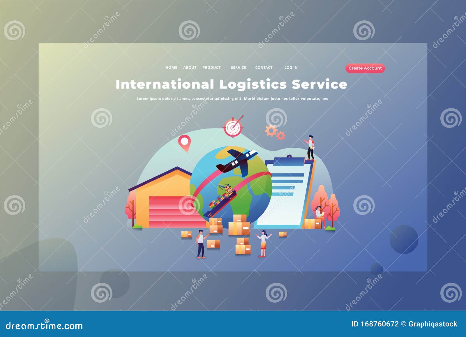 International Logistics Service between Countries - Delivery and Cargo ...