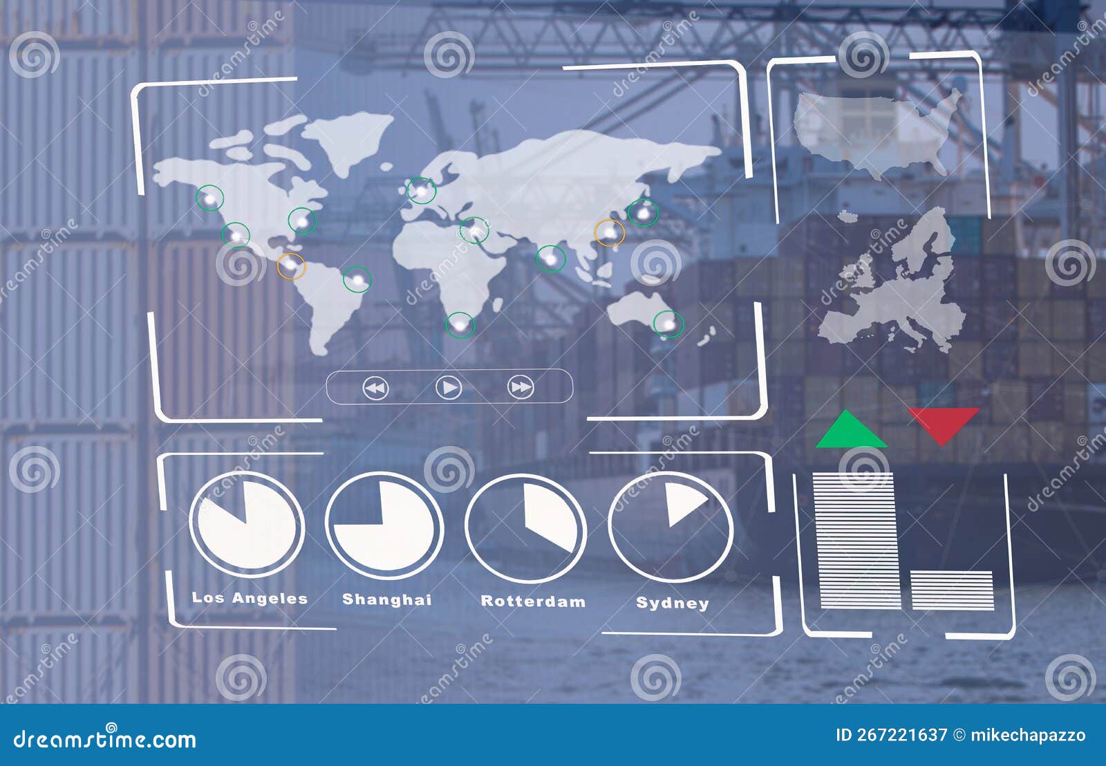 International Maritime Shipping Stock Image - Image of close, wide ...