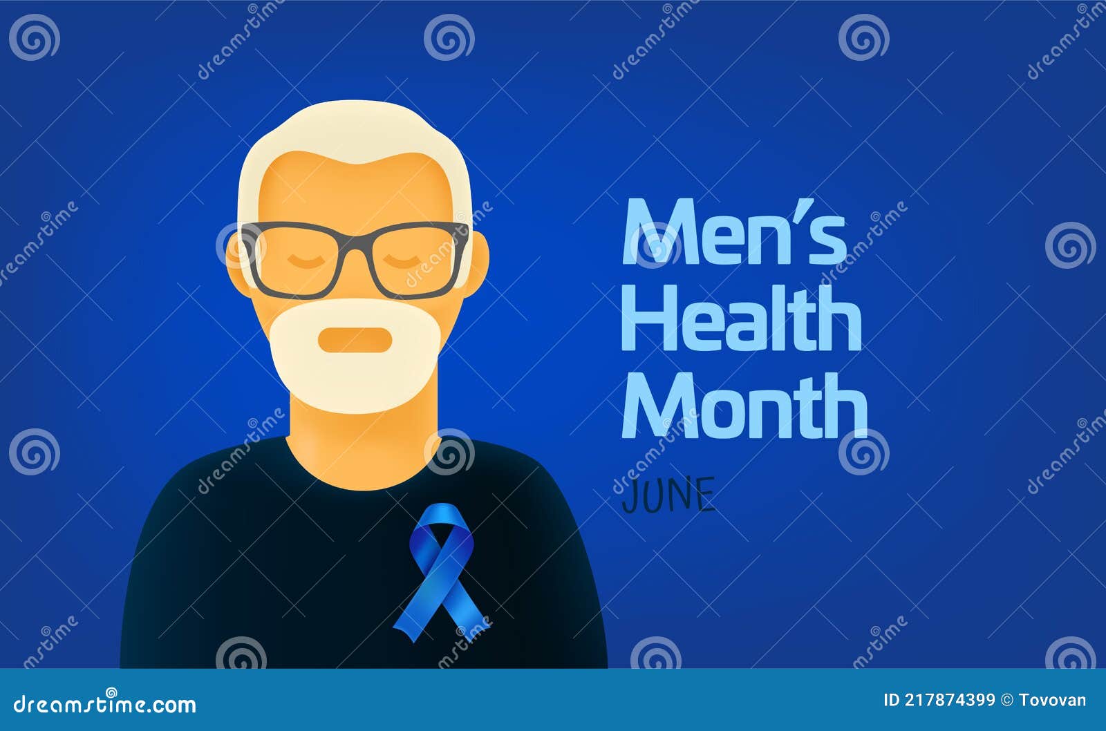 International Mens Health Month Stock Vector Illustration Of Oncology