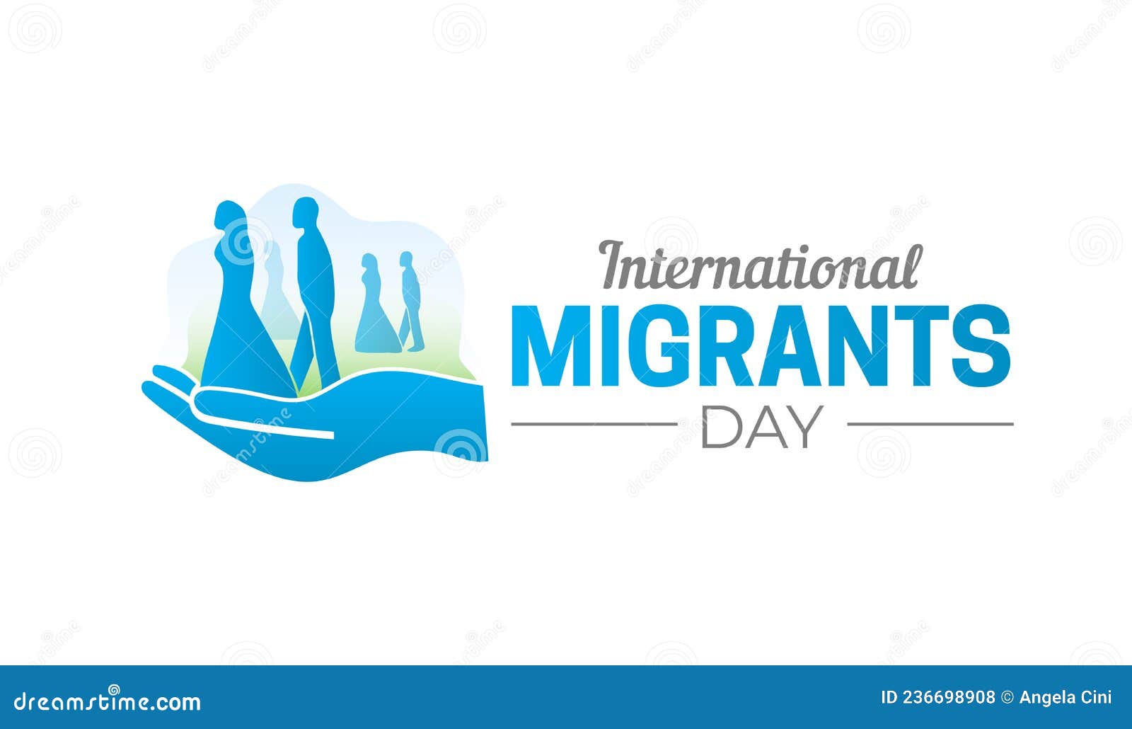 International Migrants Day Logo Icon Stock Vector - Illustration of ...