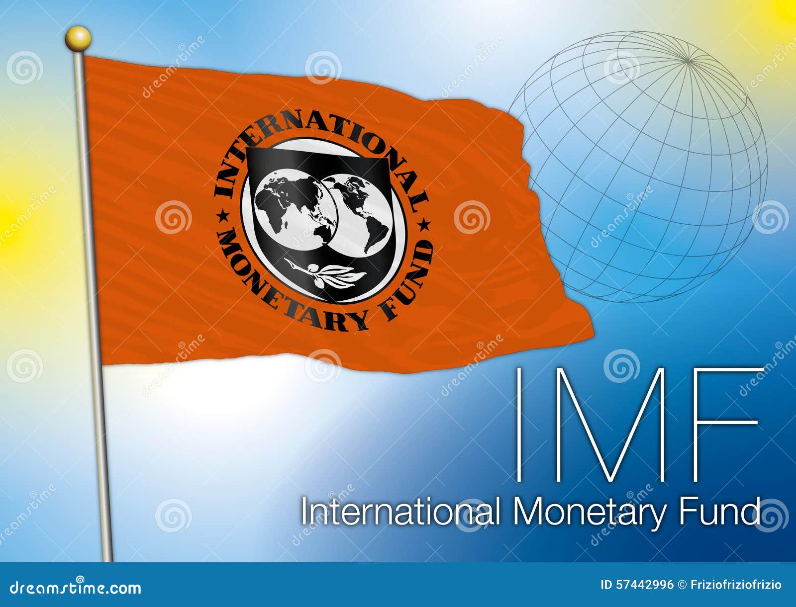 International Monetary Fund Flag, Editorial Editorial Photo ...
