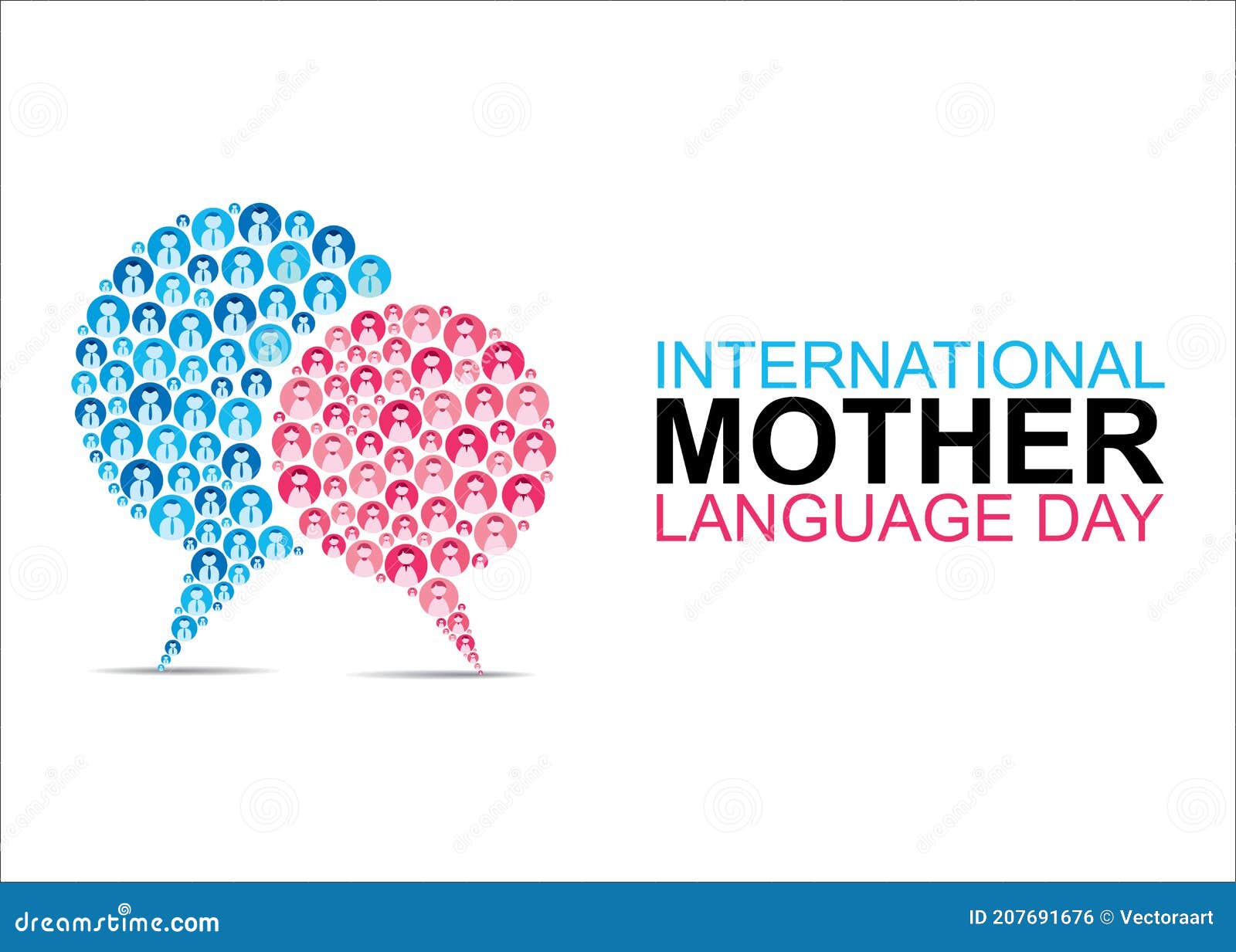 International Mother Language Day Stock Vector - Illustration of ...