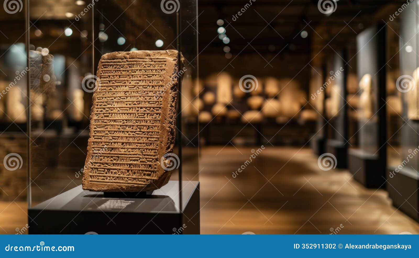 Ancient Cuneiform Inscriptions Isolated On White Background Stock Photo ...