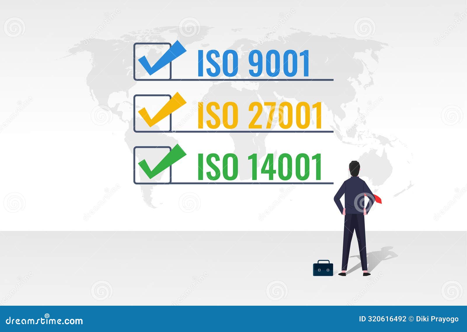 International Organization For Standardization Concept, Iso 9001 For ...