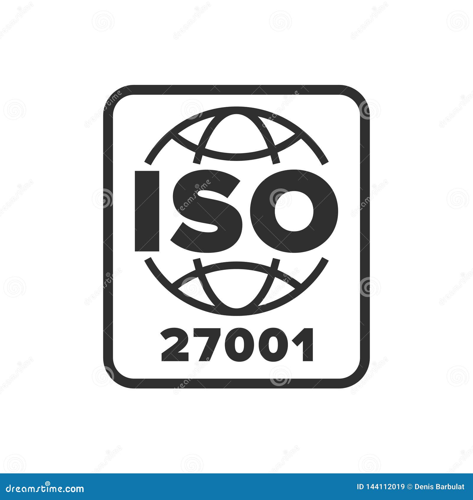 International Organization for Standardization 27001 Symbol Stock ...