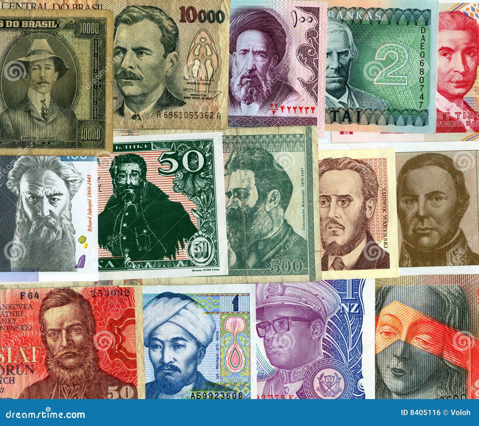 International Paper Currencies Background. Stock Photo - Image of ...