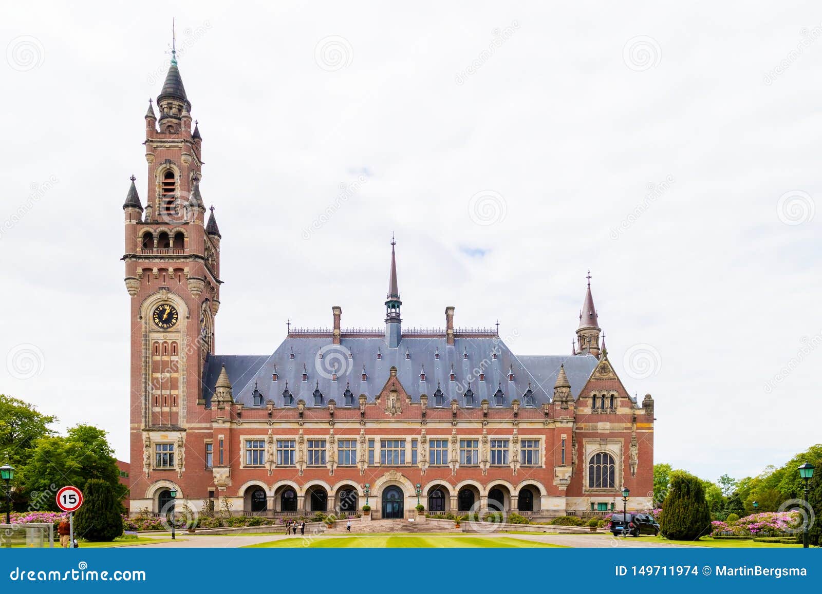 The International Peace Palace in the Hague, the Netherlands Editorial ...