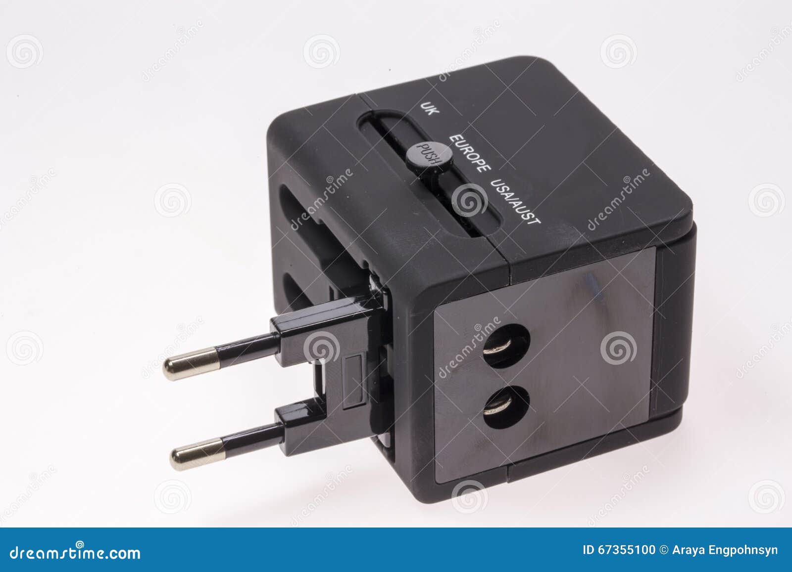 International Plug Adapter stock photo. Image of connector - 67355100